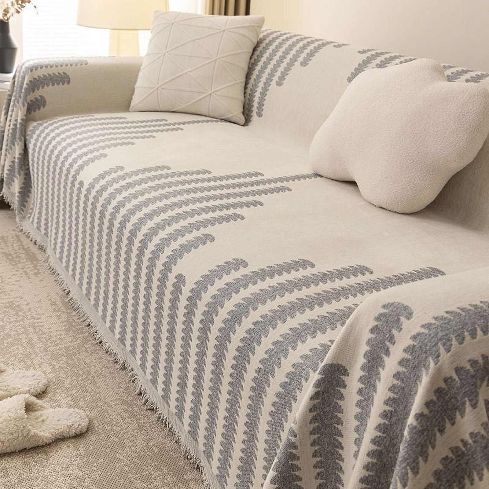 XmhyTop Luxurious Chenille Sofa Covers: Effortless Install, Washable ...