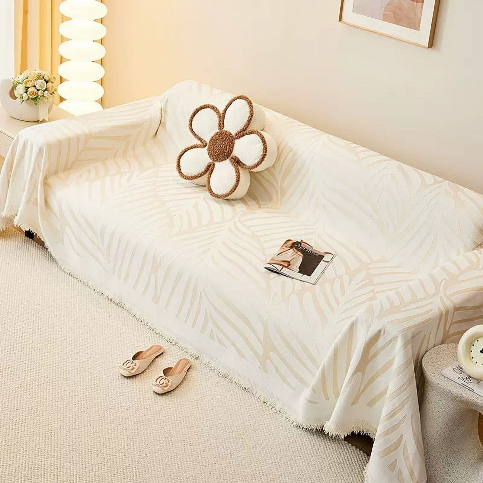 XmhyTop Luxurious Chenille Sofa Covers: Effortless Install, Washable ...