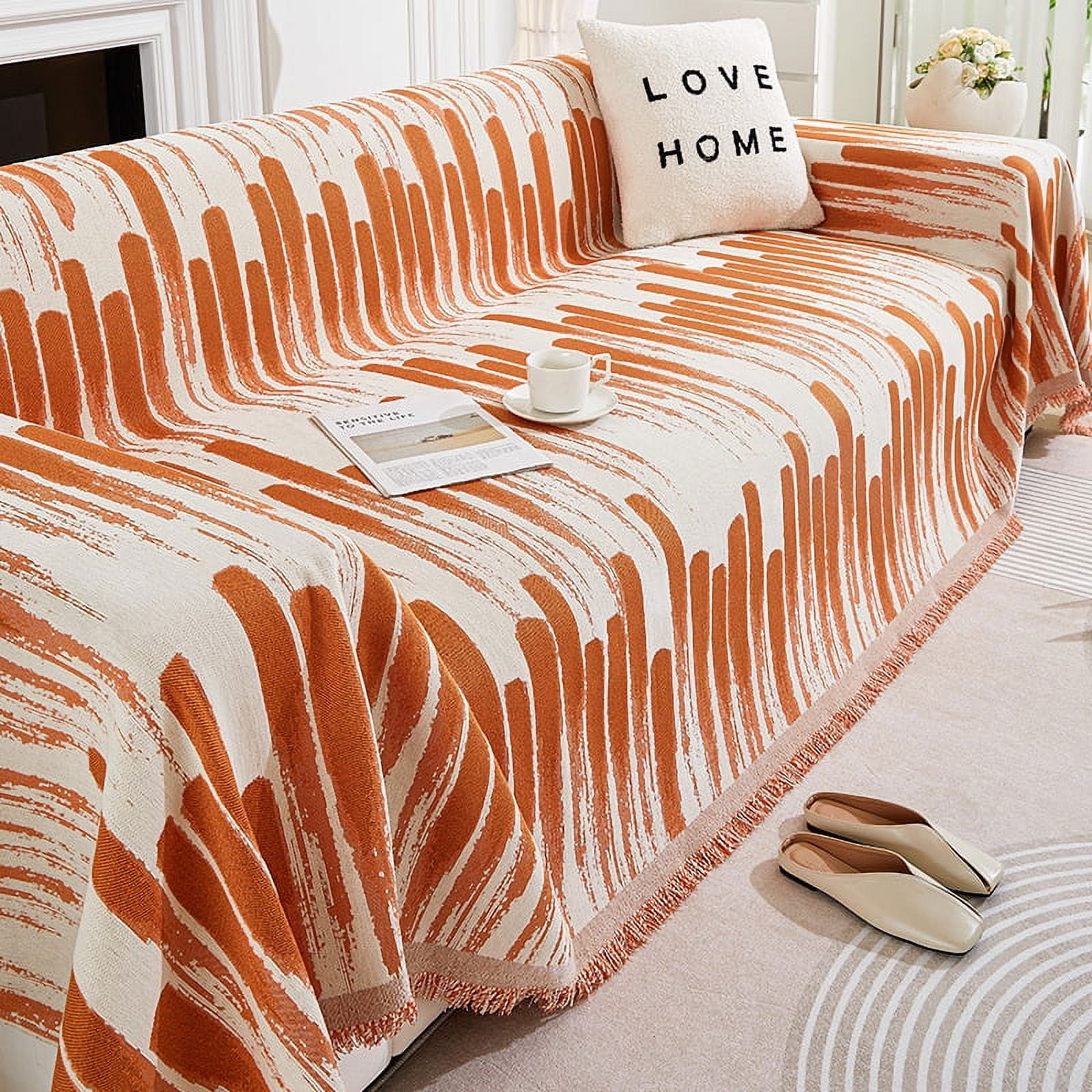 XmhyTop Luxurious Chenille Sofa Covers: Effortless Install, Washable ...