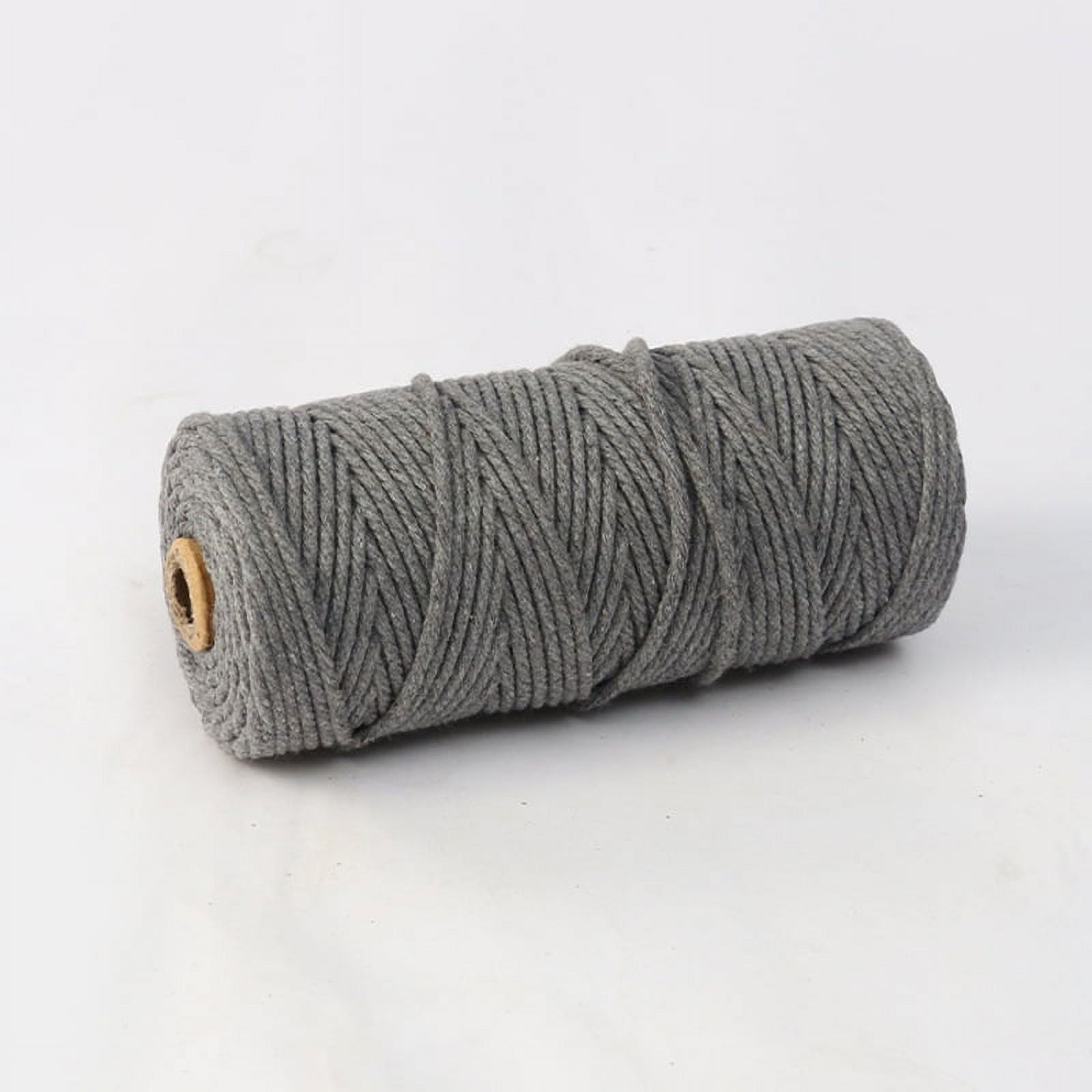 XmhyTop Macrame Cord 2mm x 110yards Natural Macrame Cotton Rope Colored ...