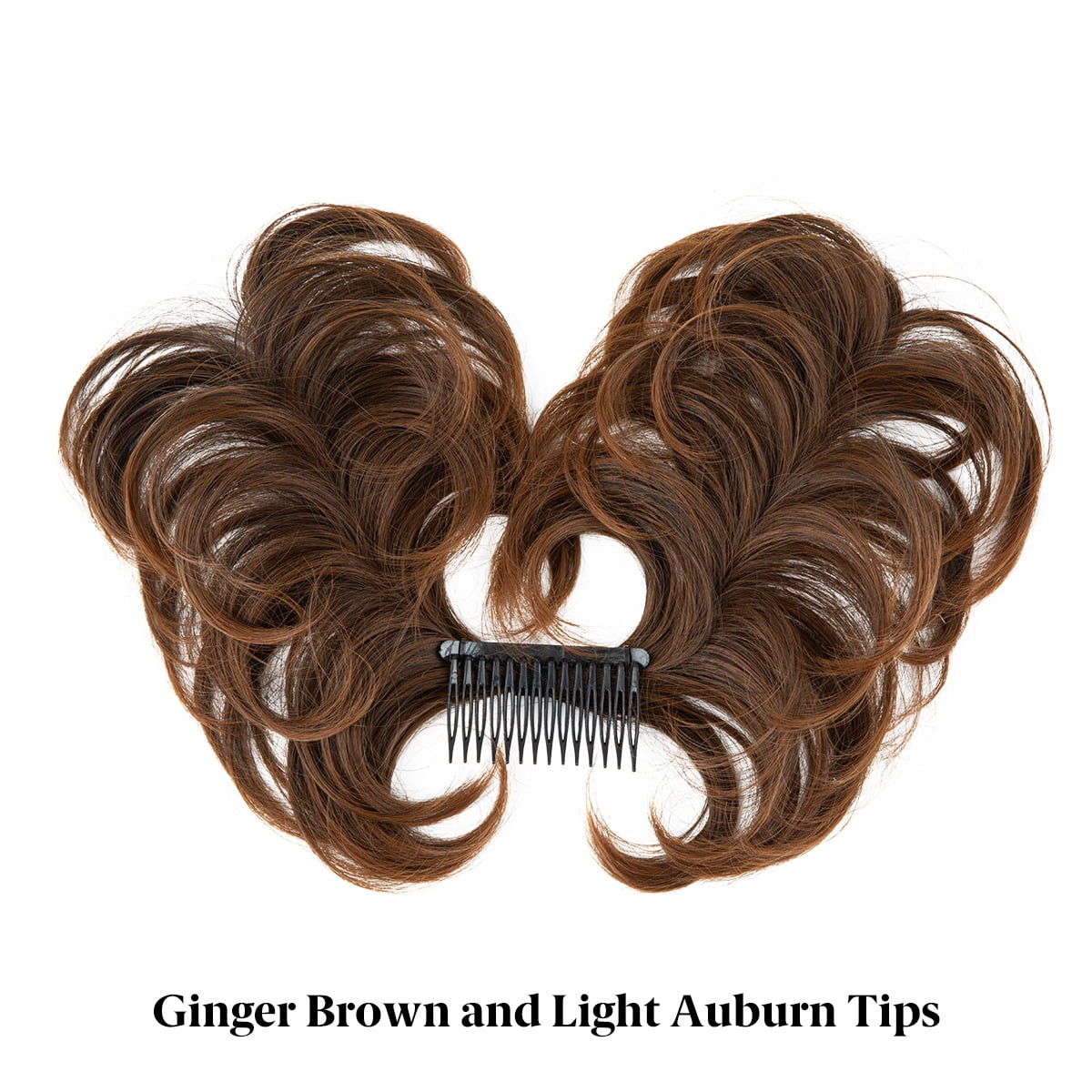 XmhyTop Side Comb Clip-In Chignon Hairpiece for Women, Natural-Looking ...