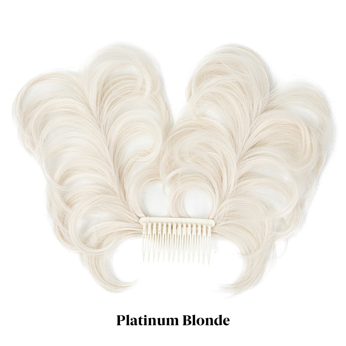 XmhyTop Side Comb Clip-In Chignon Hairpiece for Women, Natural-Looking ...