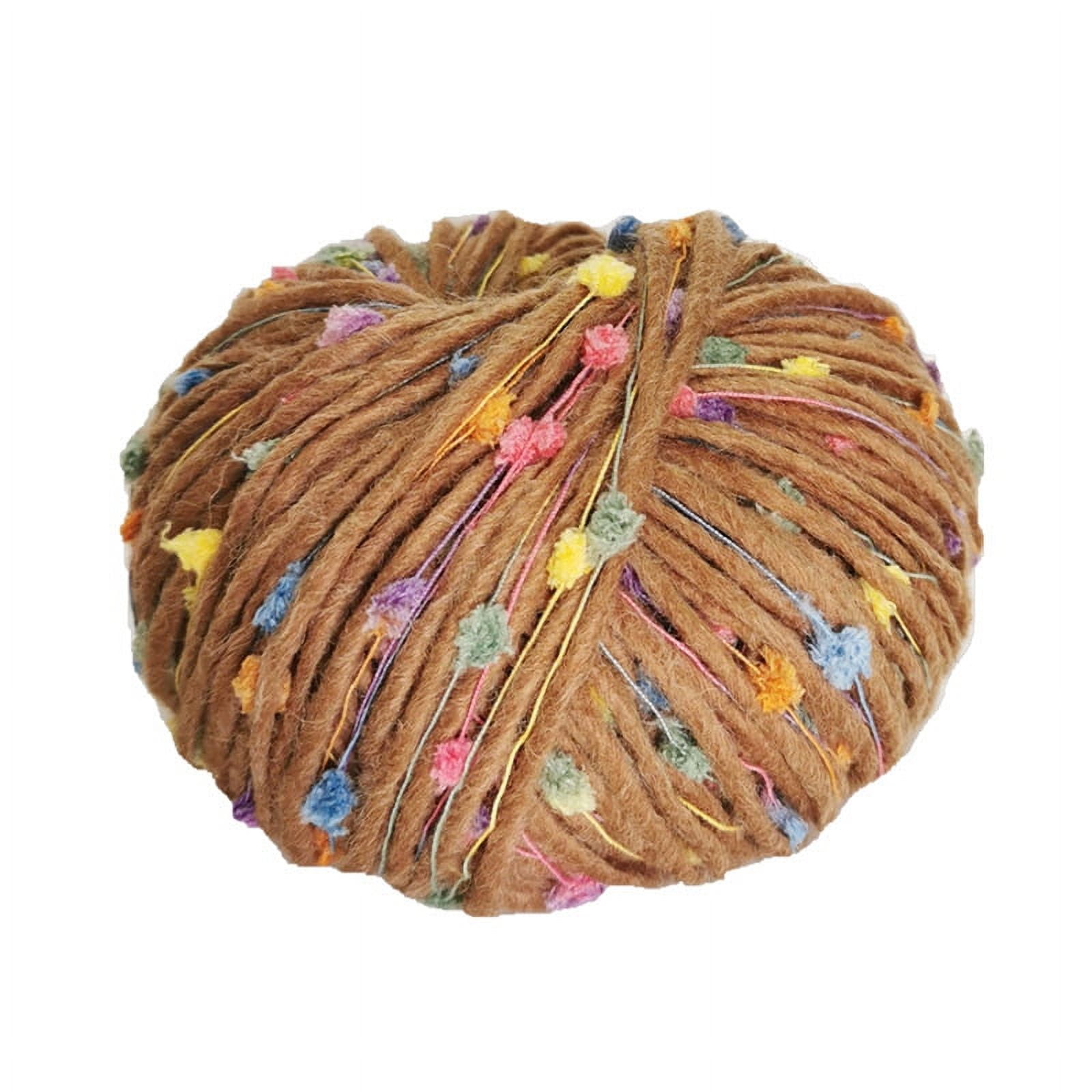 XmhyTop Soft Plush Wool Acrylic Fancy Loop Yarn for Doll Hair Making ...