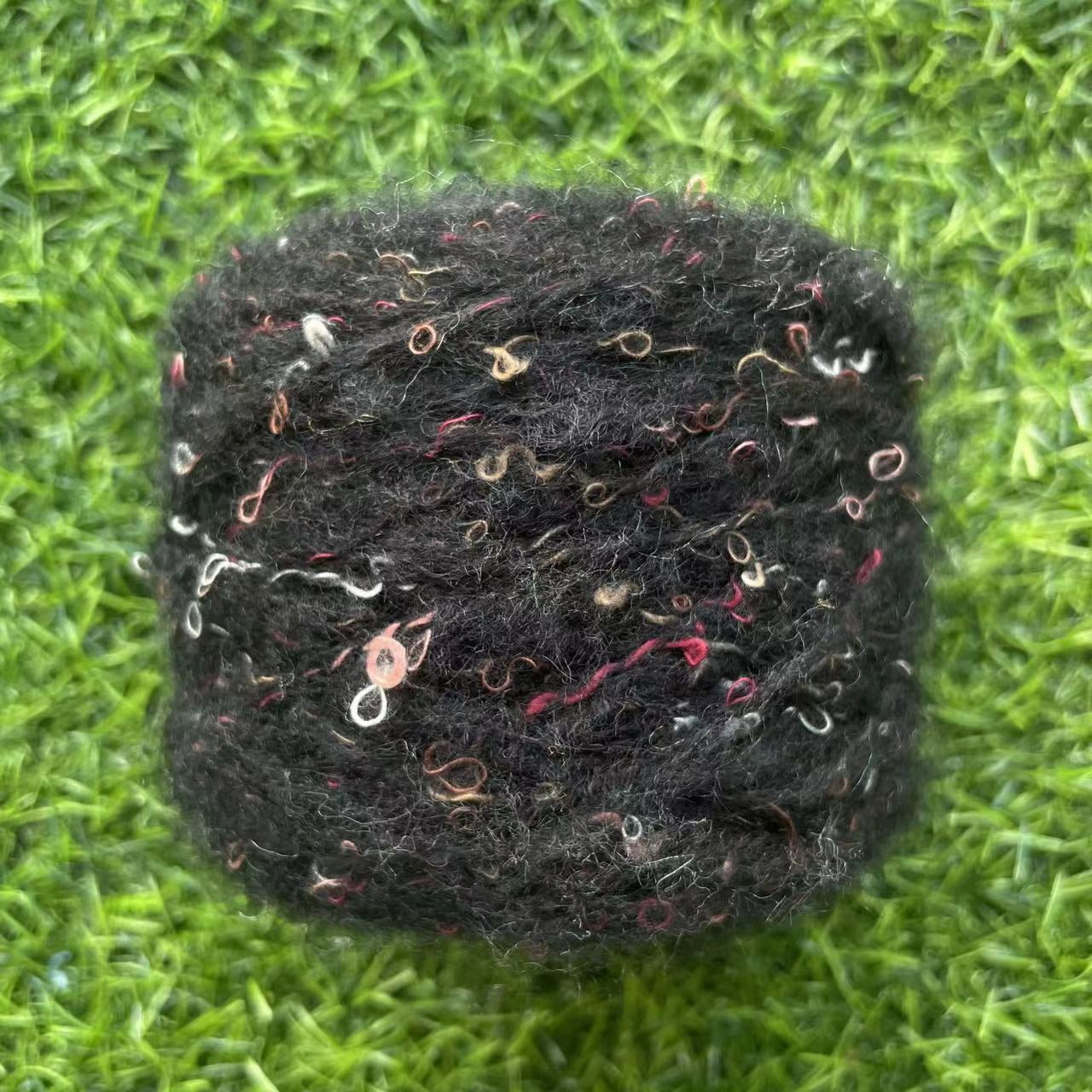 XmhyTop Soft Plush Wool Acrylic Fancy Loop Yarn for Doll Hair Making ...