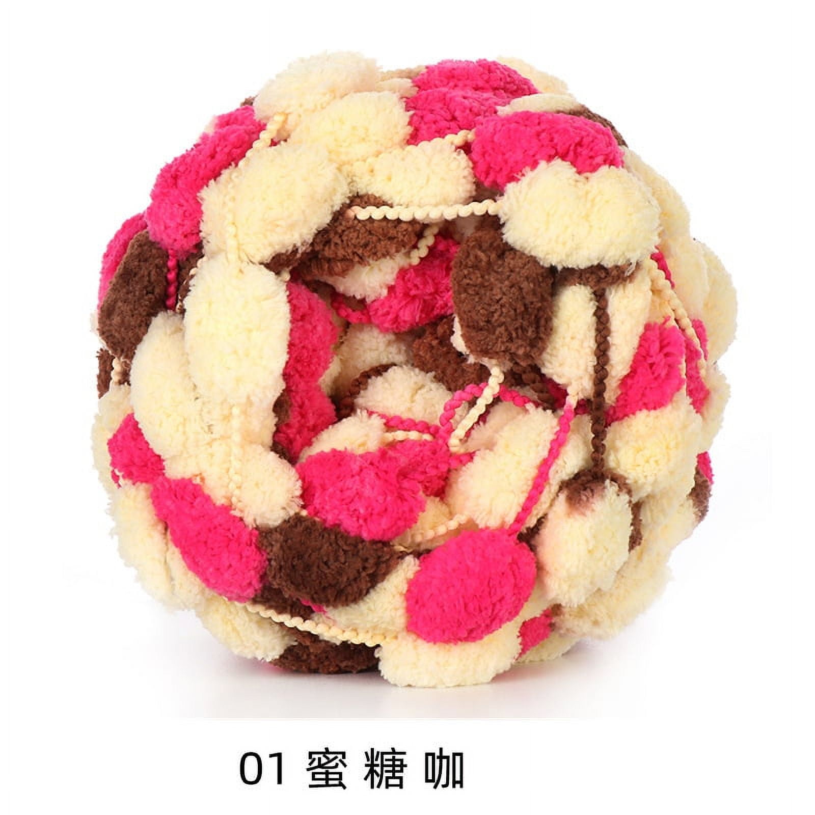 XmhyTop Soft Plush Wool Acrylic Fancy Loop Yarn for Doll Hair Making ...