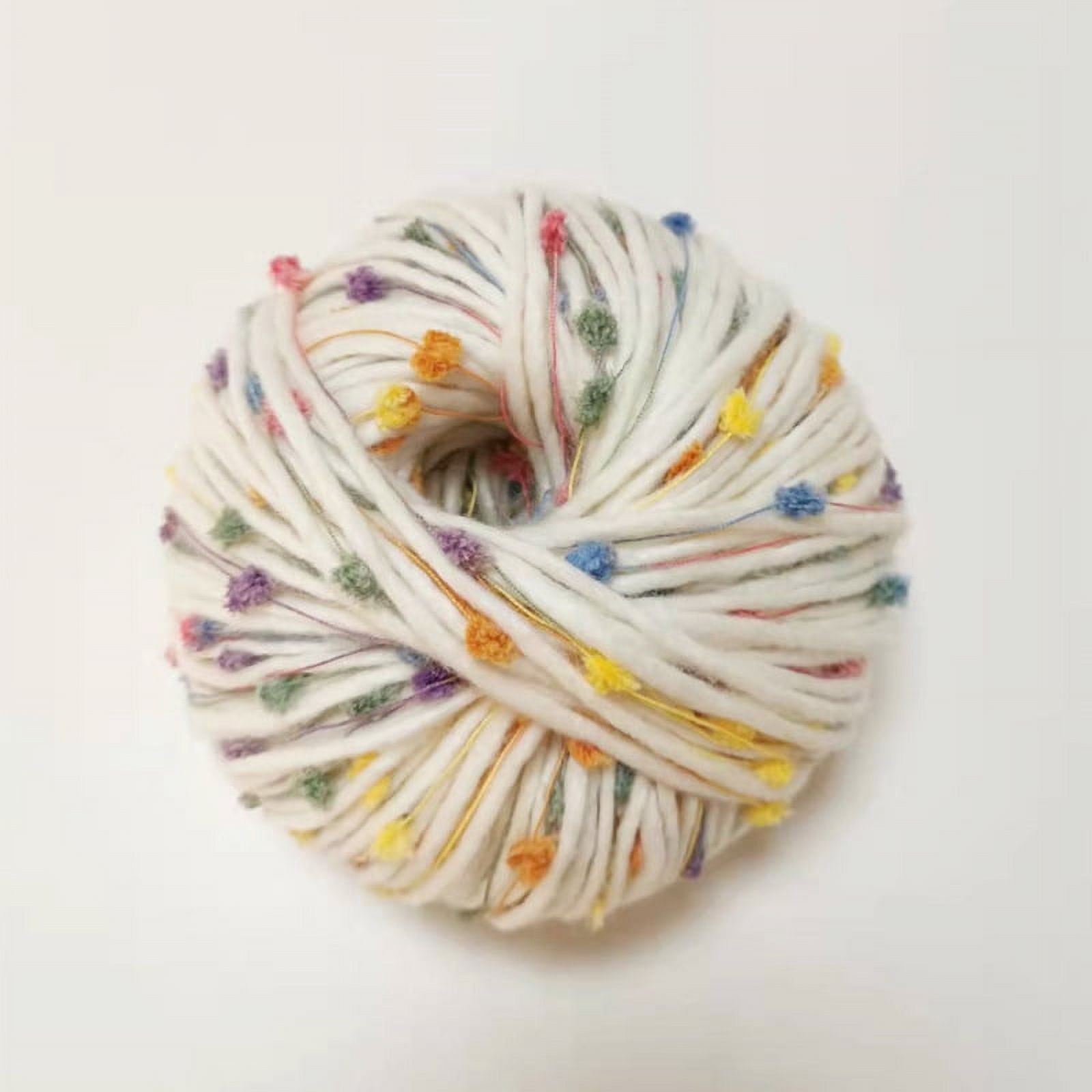 XmhyTop Soft Plush Wool Acrylic Fancy Loop Yarn for Doll Hair Making ...