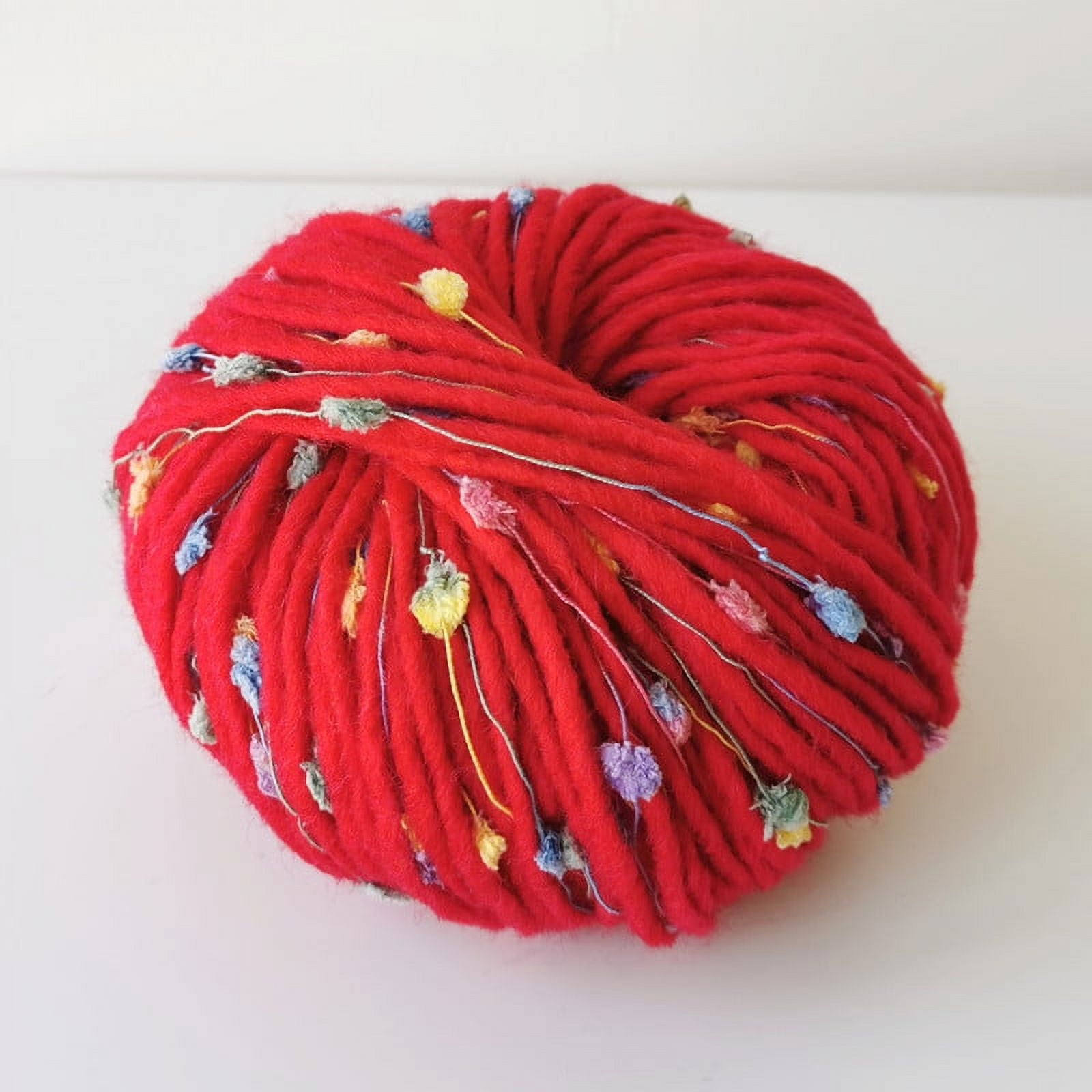 XmhyTop Soft Plush Wool Acrylic Fancy Loop Yarn for Doll Hair Making ...