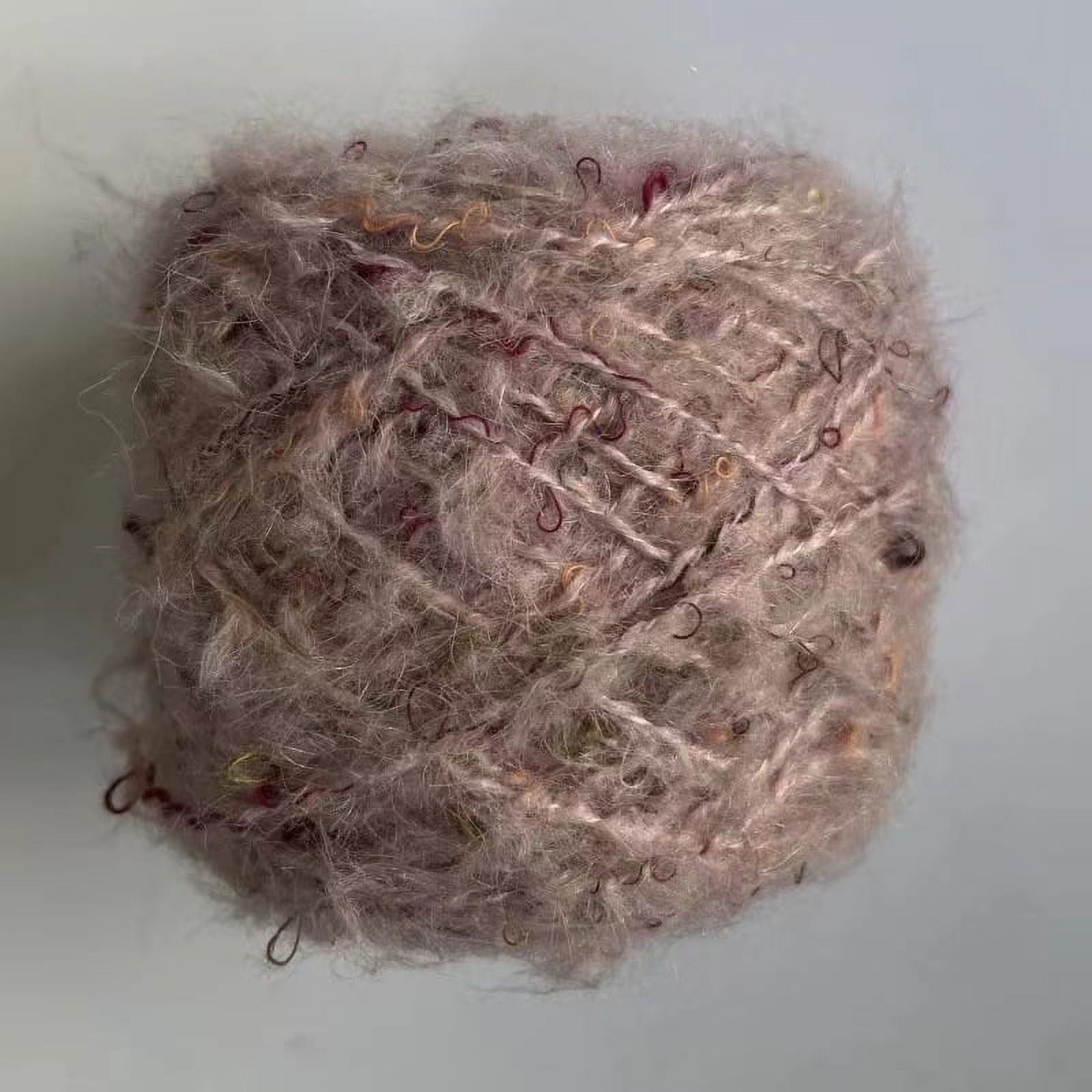 XmhyTop Soft Plush Wool Acrylic Fancy Loop Yarn for Doll Hair Making ...