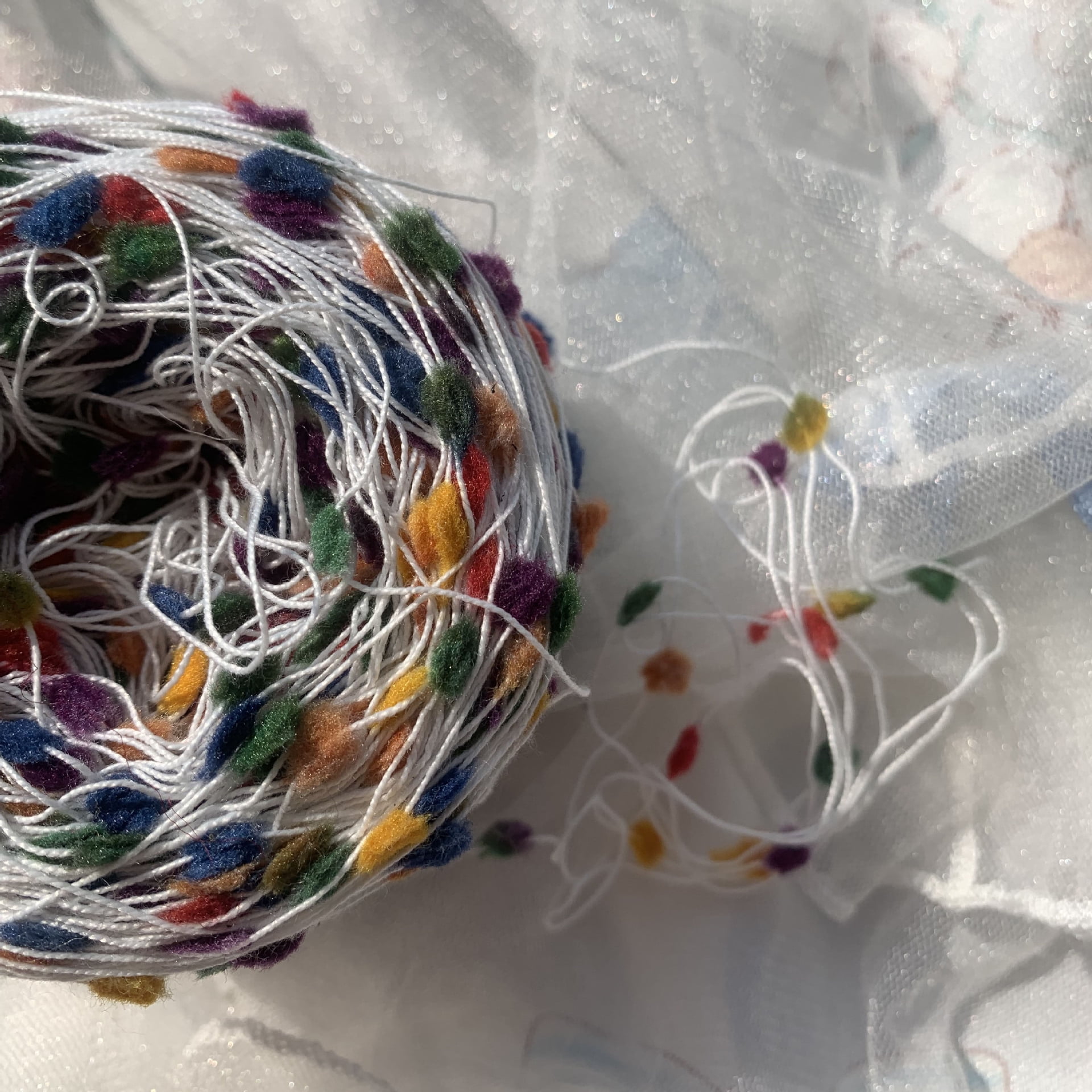 XmhyTop Soft Plush Wool Acrylic Fancy Loop Yarn for Doll Hair Making ...