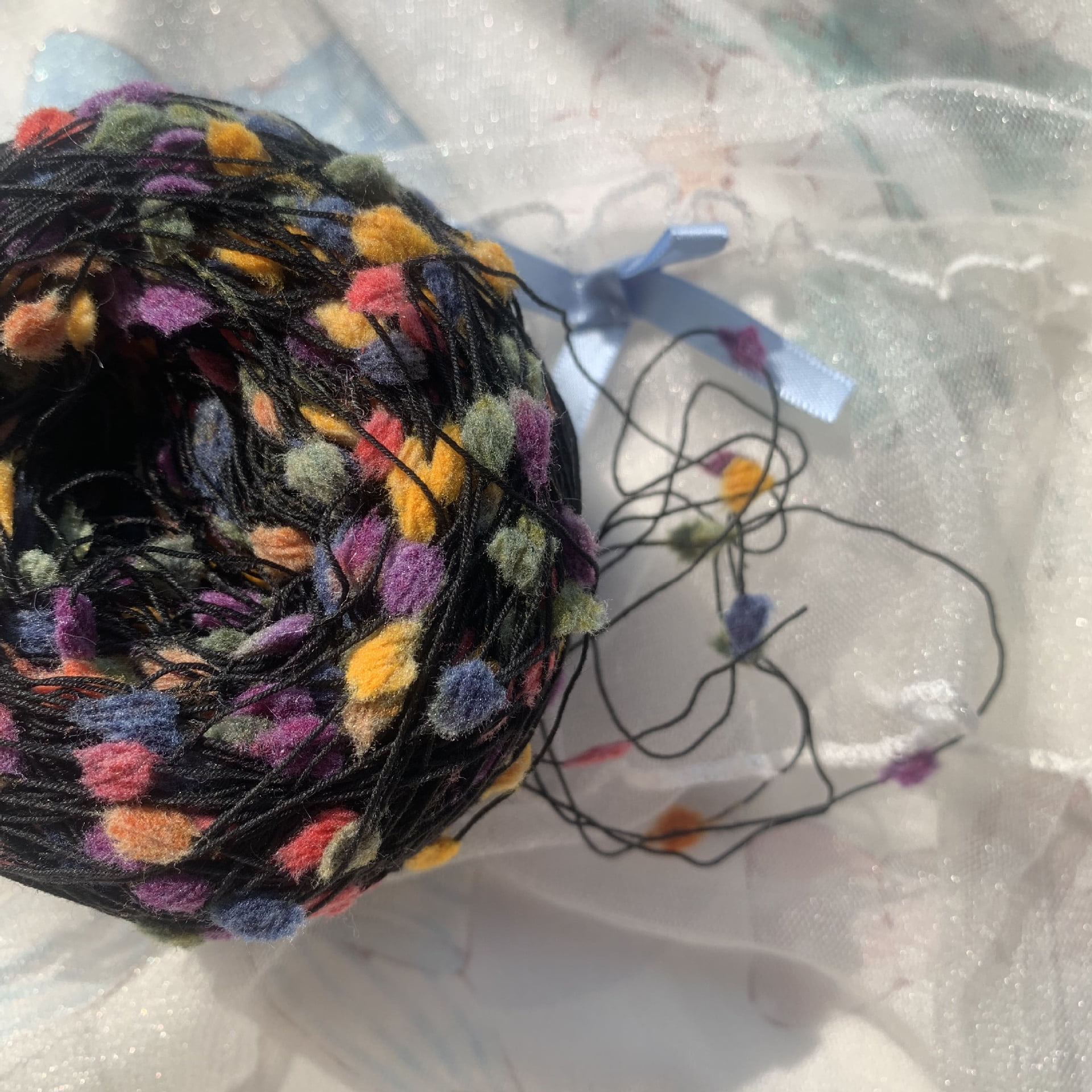 XmhyTop Soft Plush Wool Acrylic Fancy Loop Yarn for Doll Hair Making ...