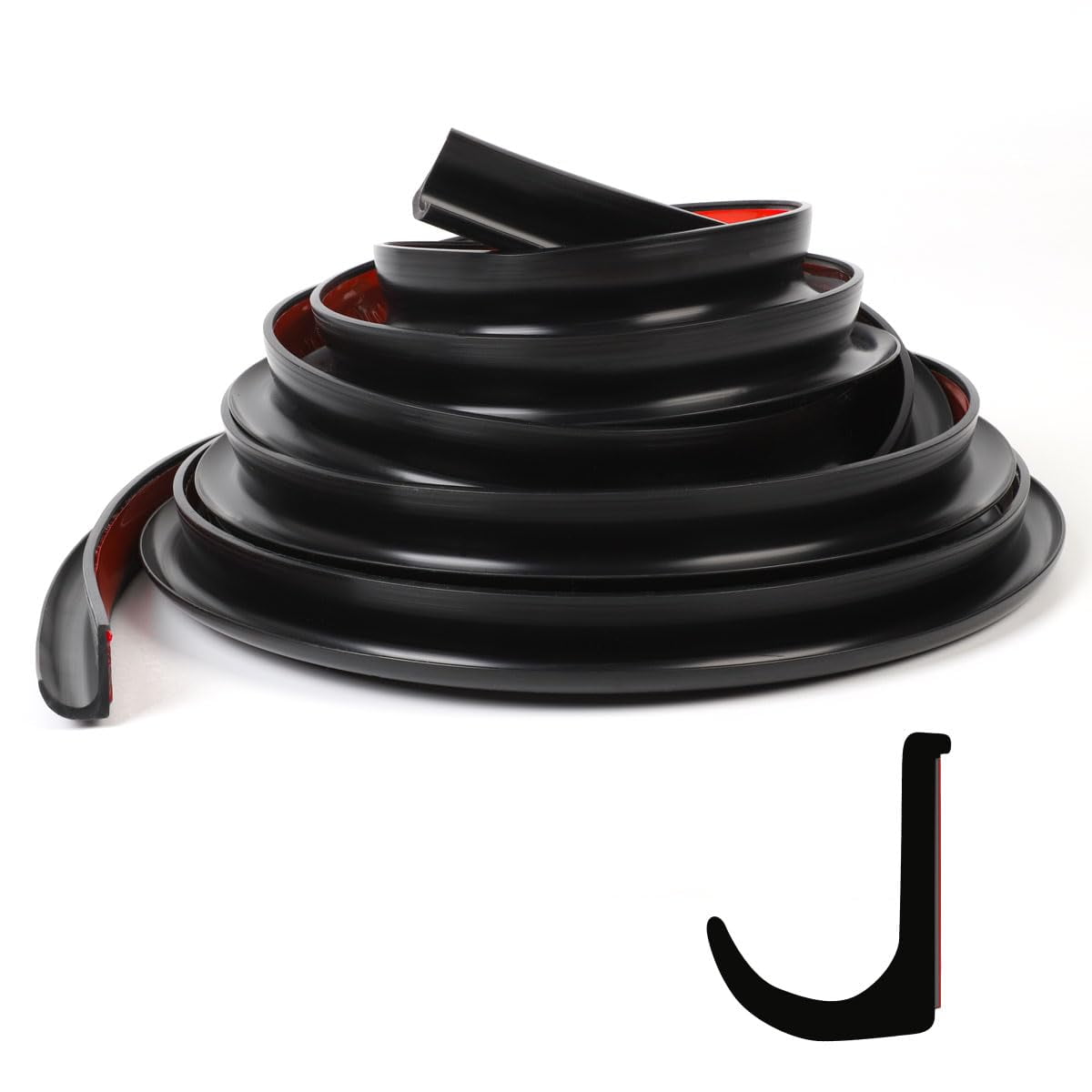 XmuxHai RV Rain Gutter IFF17 Silicone Rubber J-Shape,Weather Stripping ...