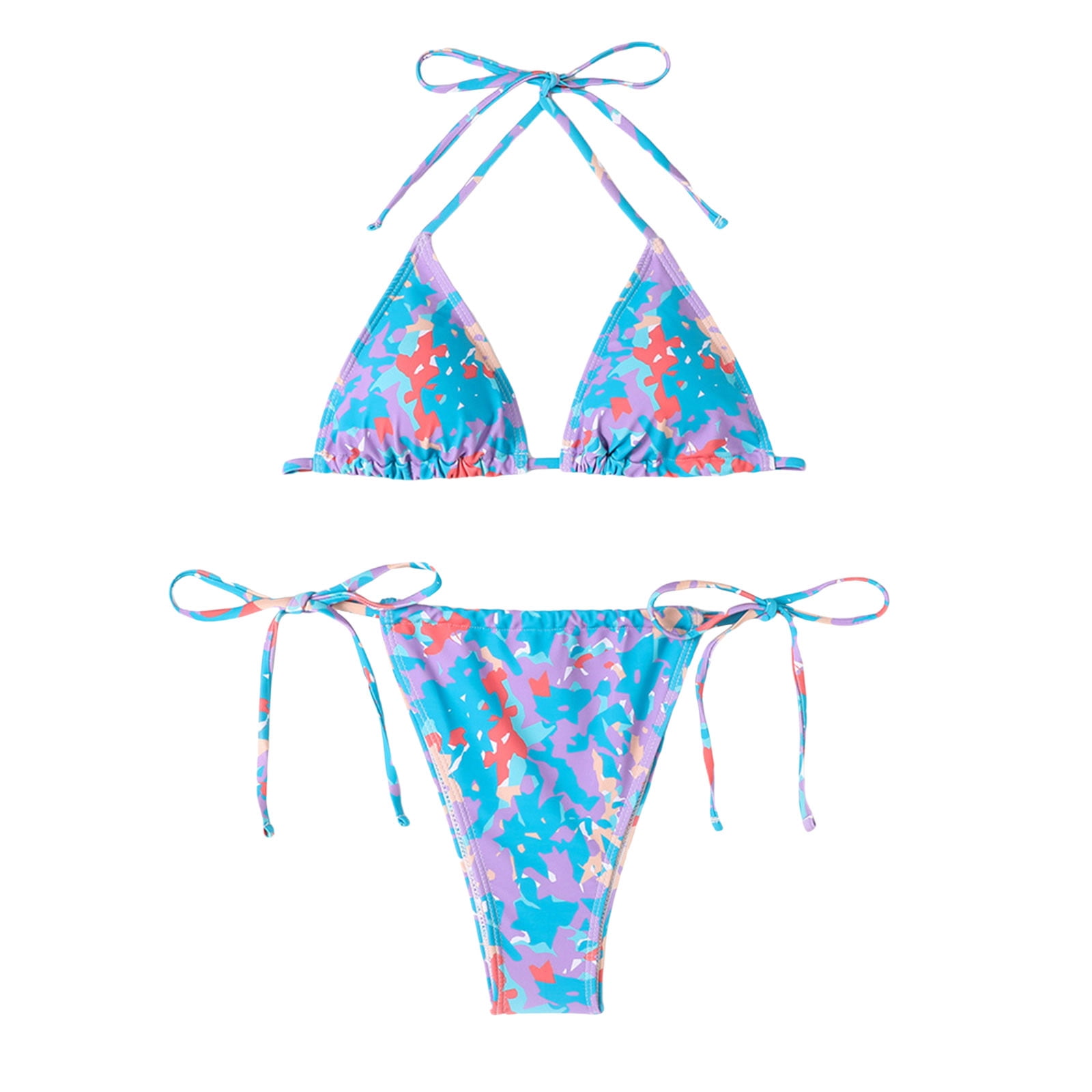 Xmyrz Bikinis Sets For Women Bathing Suits Split Lovely Vacation