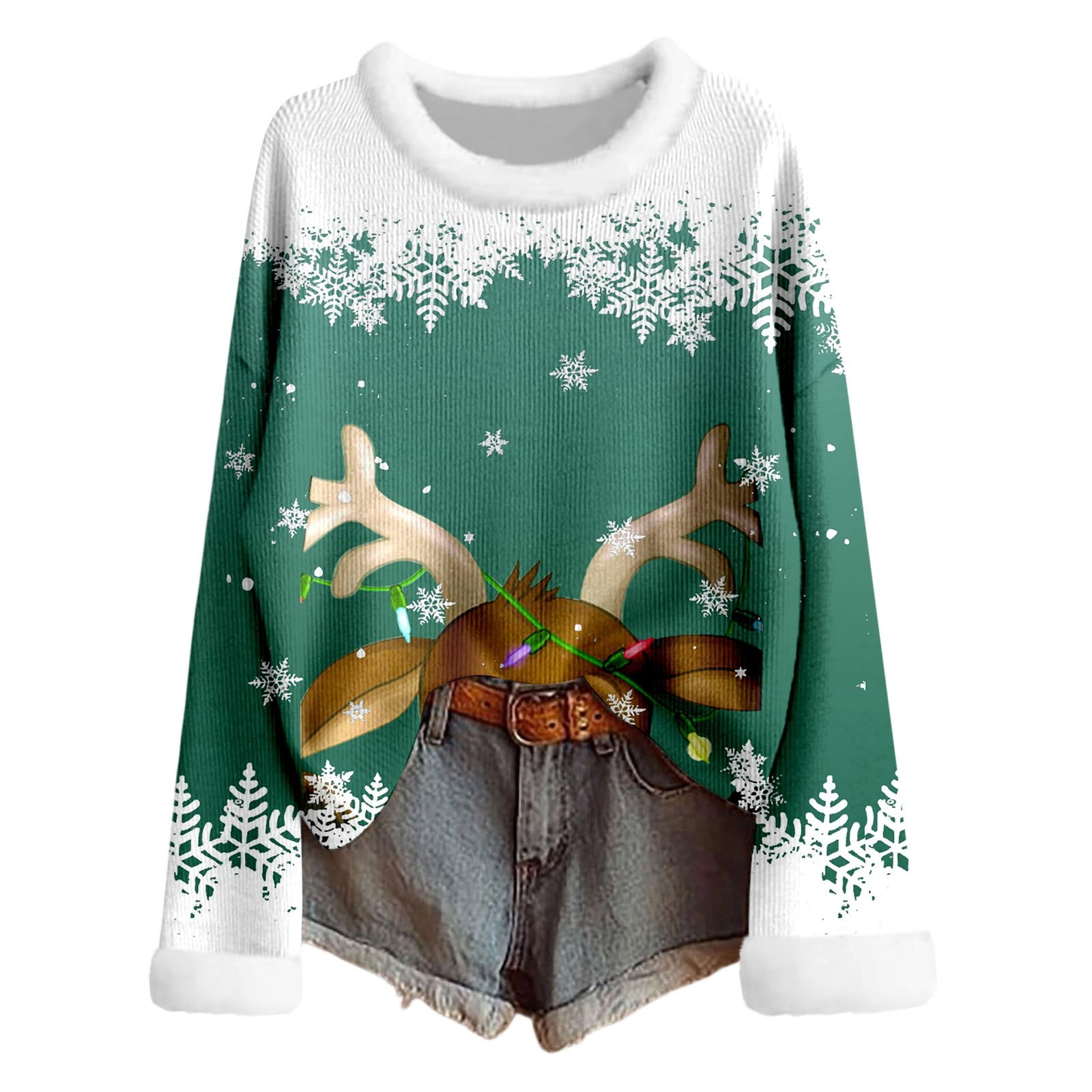 Xmyrz Christmas Sweaters For Women Trendy Skin-Friendly Faddish Relaxed ...