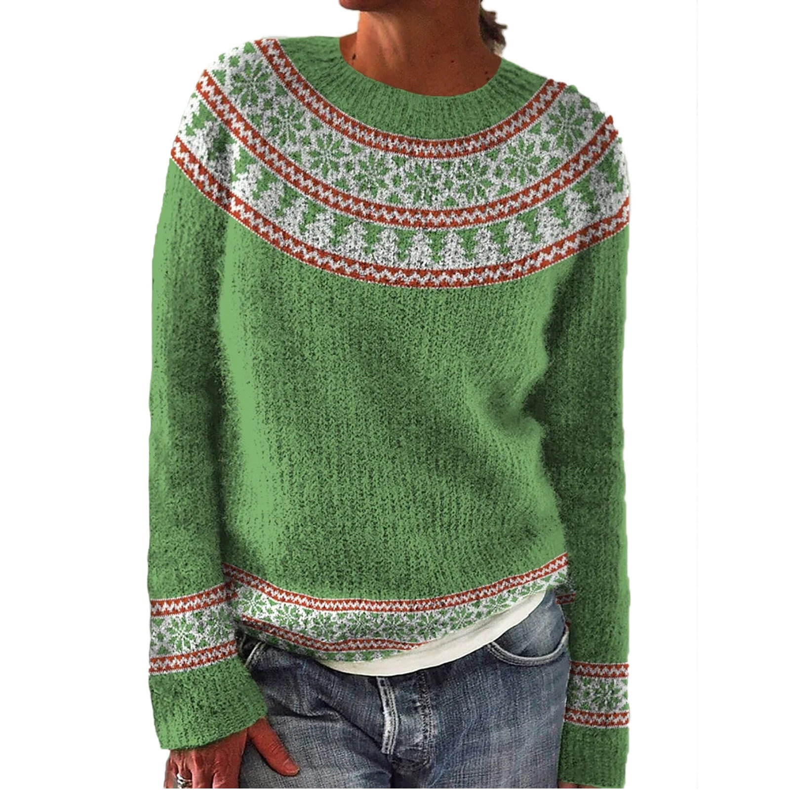 Xmyrz Cozy Sweaters For Women Comfortable Leisure Winter Stylish Long ...