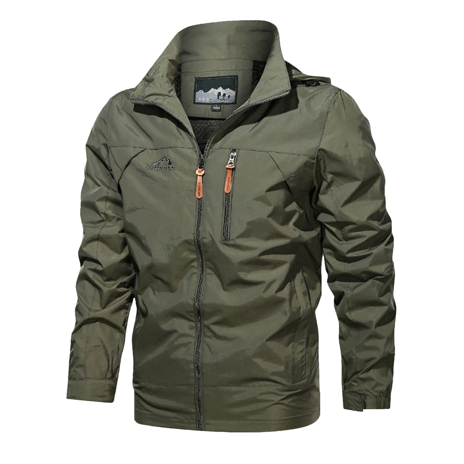 Xmyrz Fall Jackets For Men 2025 Long Sleeve Windbreaker Plus Size ...