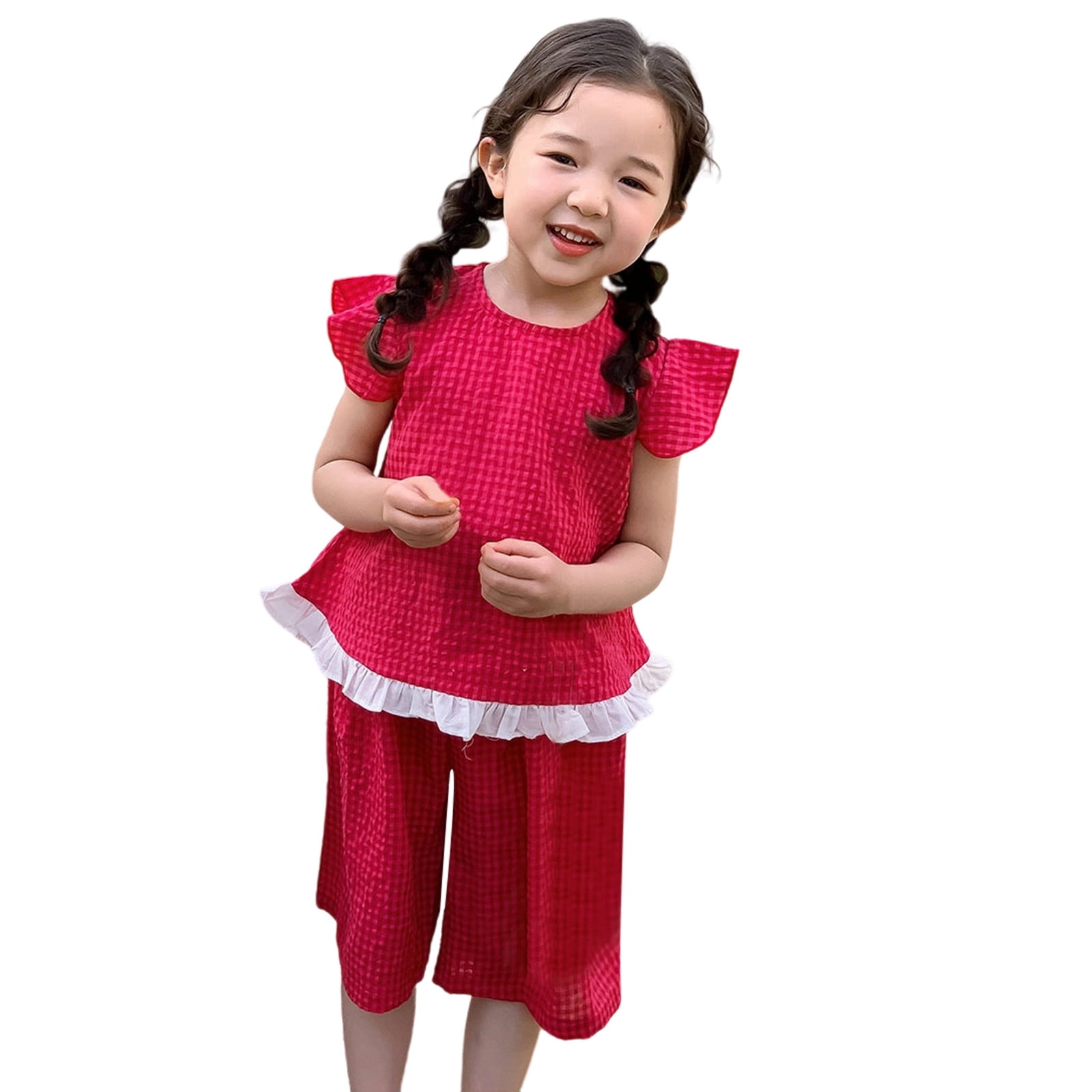 Xmyrz Girl Outfits Shorts Set Streetwear Relaxed Lightweight Print Wide ...