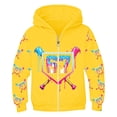 Xmyrz Hoodies For Girls 6 7 Hooded Sweatshirt Cartoon Number Print Long ...