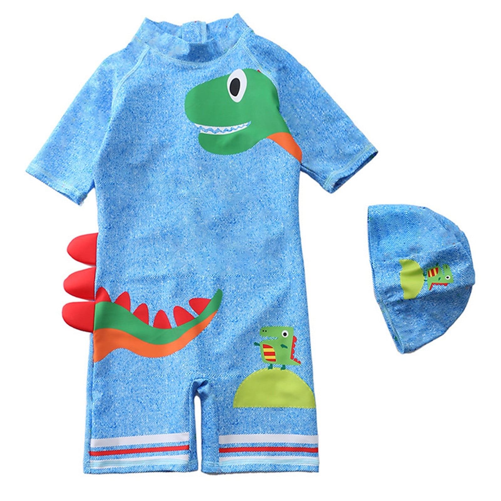 Xmyrz Kids Swimsuits Boy One-Piece Print Faddish Beach Relaxed Swimwear ...