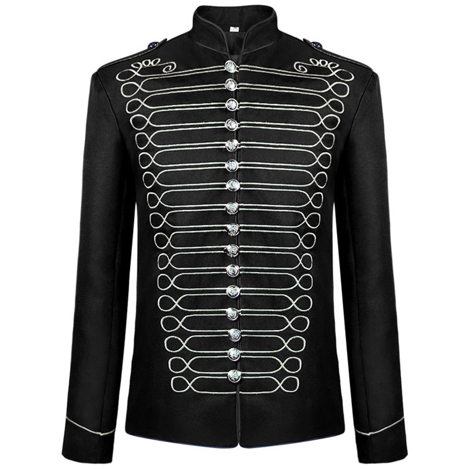 Xmyrz Light Jackets For Men Gothic Collared Punk Easeful Baggy Retro ...