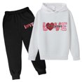 Xmyrz Little Boy Holiday Outfits Pants Set Letter Tracksuits Valentine ...