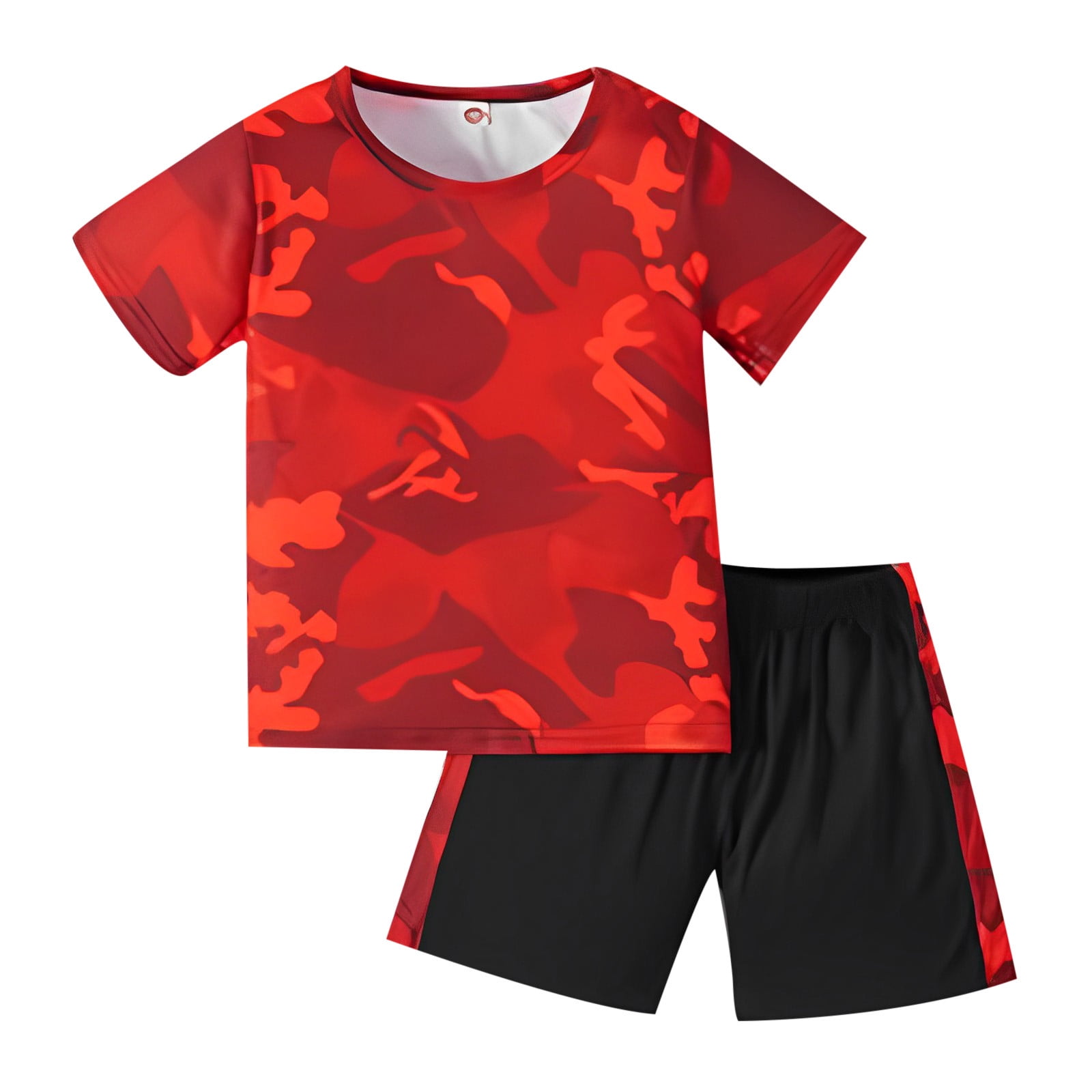 Xmyrz Little Girl Holiday Outfits Shorts Set Print Fitted Streetwear ...