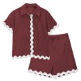 Xmyrz Little Girl Holiday Outfits Shorts Set Relaxation Loose Print ...