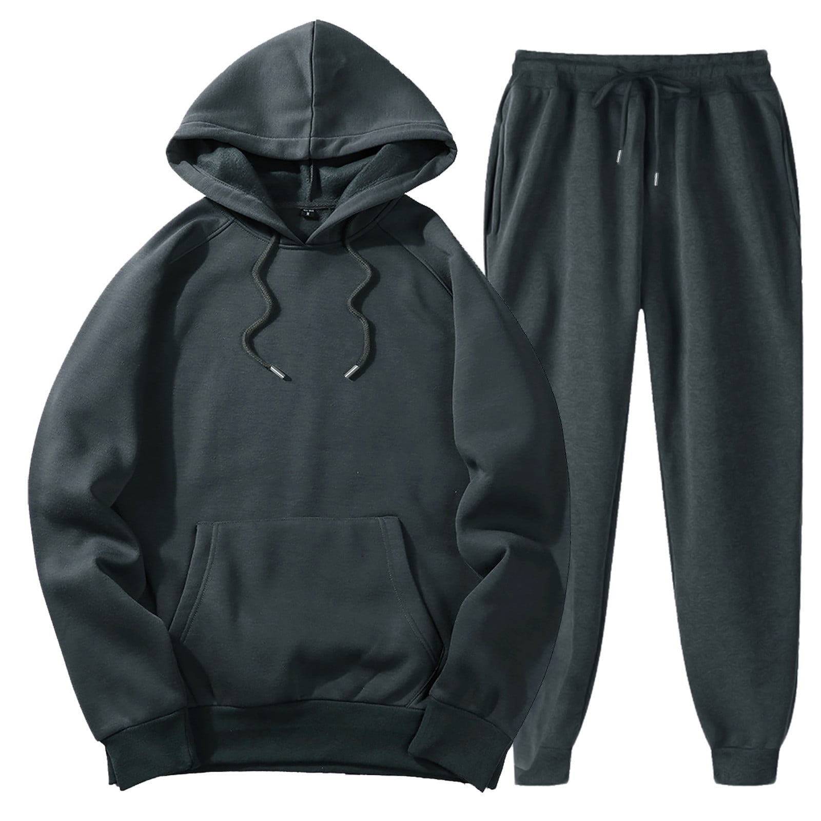 Xmyrz Men'S Pants Set Athleisure Long Sleeve Solid Outgoing Baggy Brief ...
