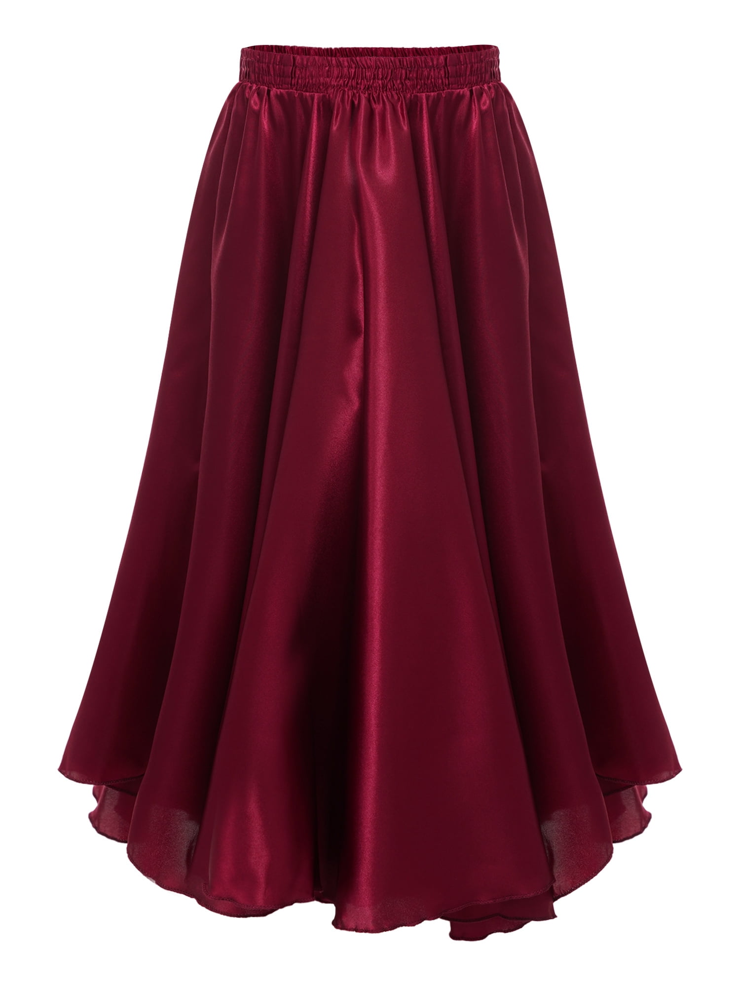 Xnihocha Kid Girls Ballroom Dancing Skirt Professional Latin Dance ...