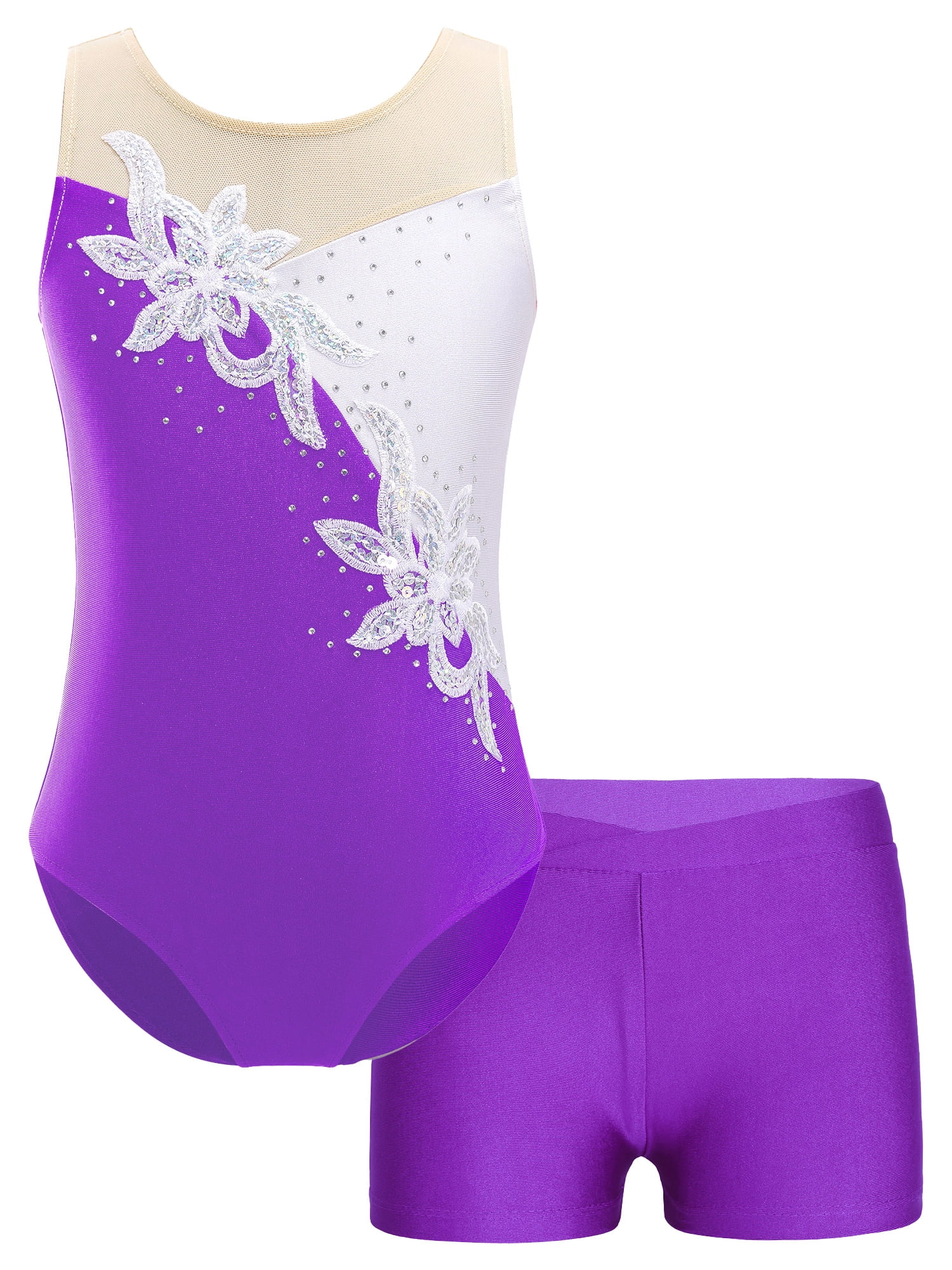 Xnihocha New Gymnastics Leotards for Girls Tumbling Dance Outfits ...