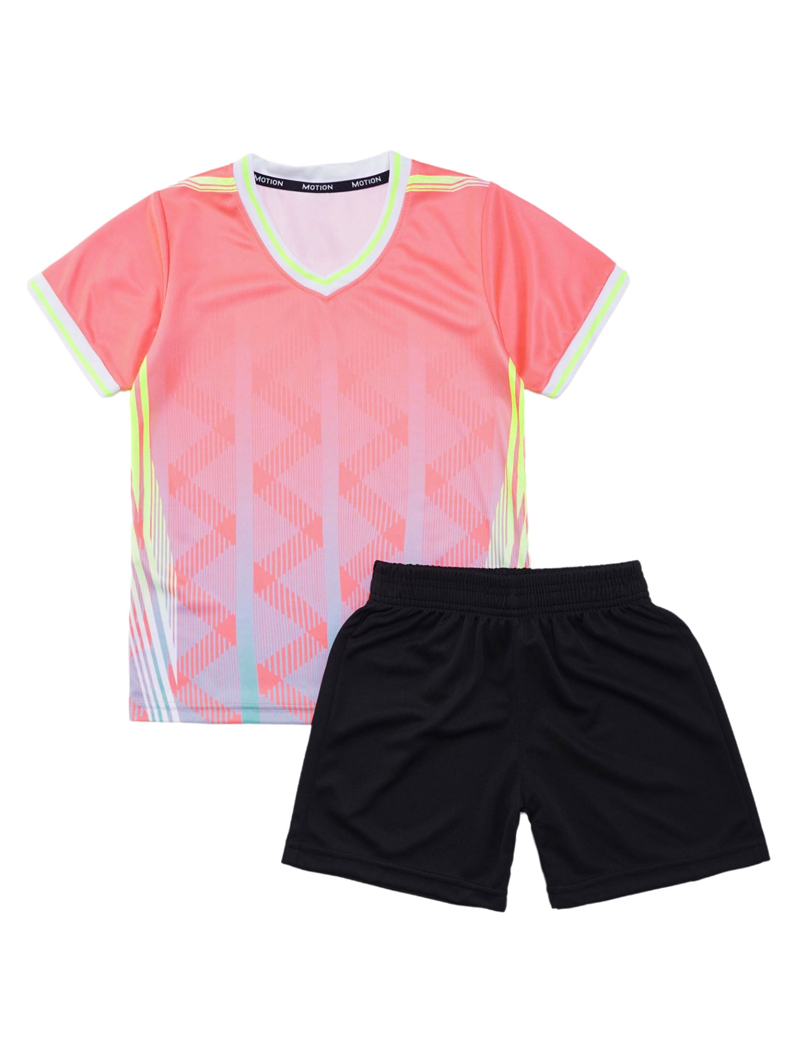 Xnihocha Soccer Uniforms for Kids Boys Football Jersey V Neck Practice ...