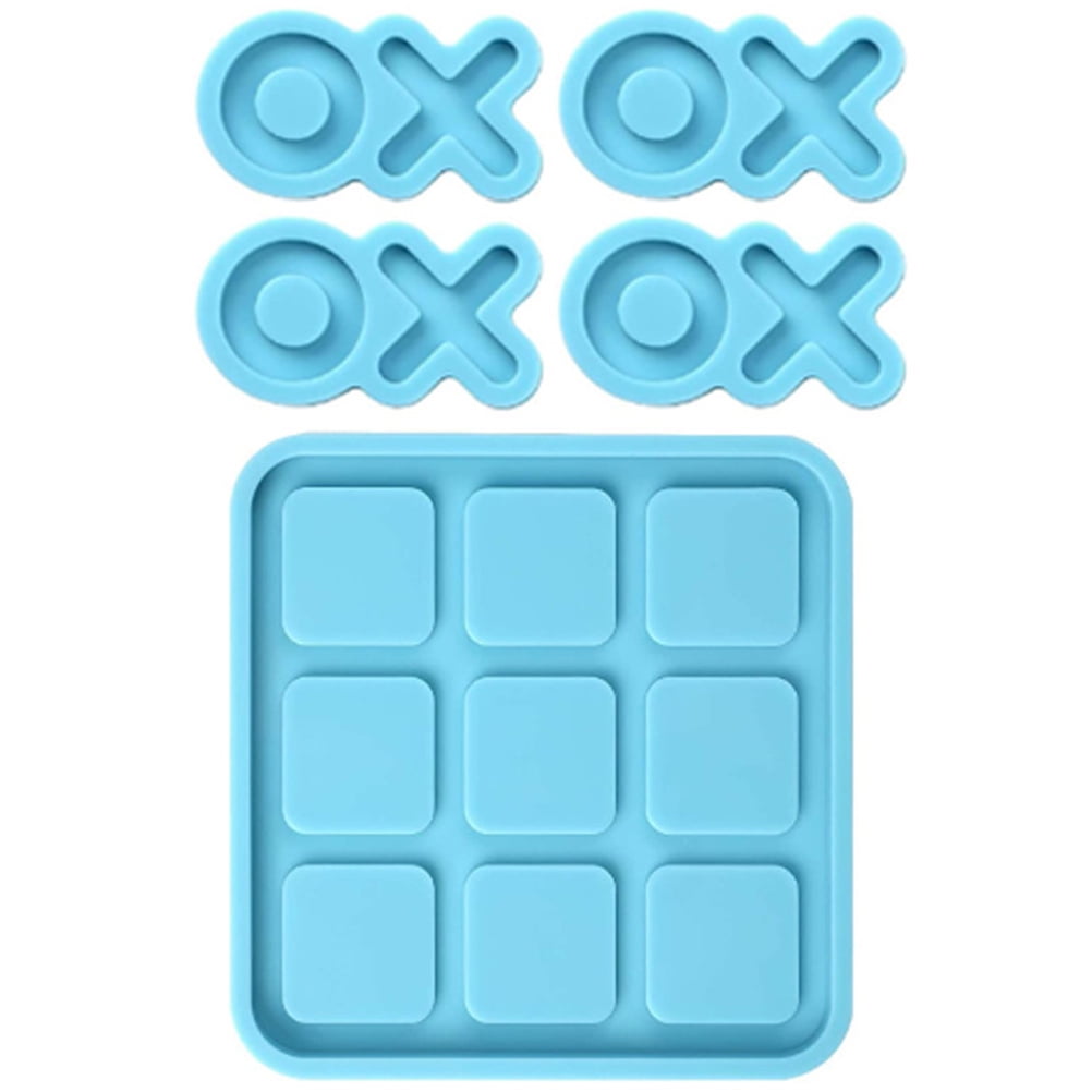 Xo Board Mold Epoxy Molds Chess for Resin Casting Silicone Checkerboard ...