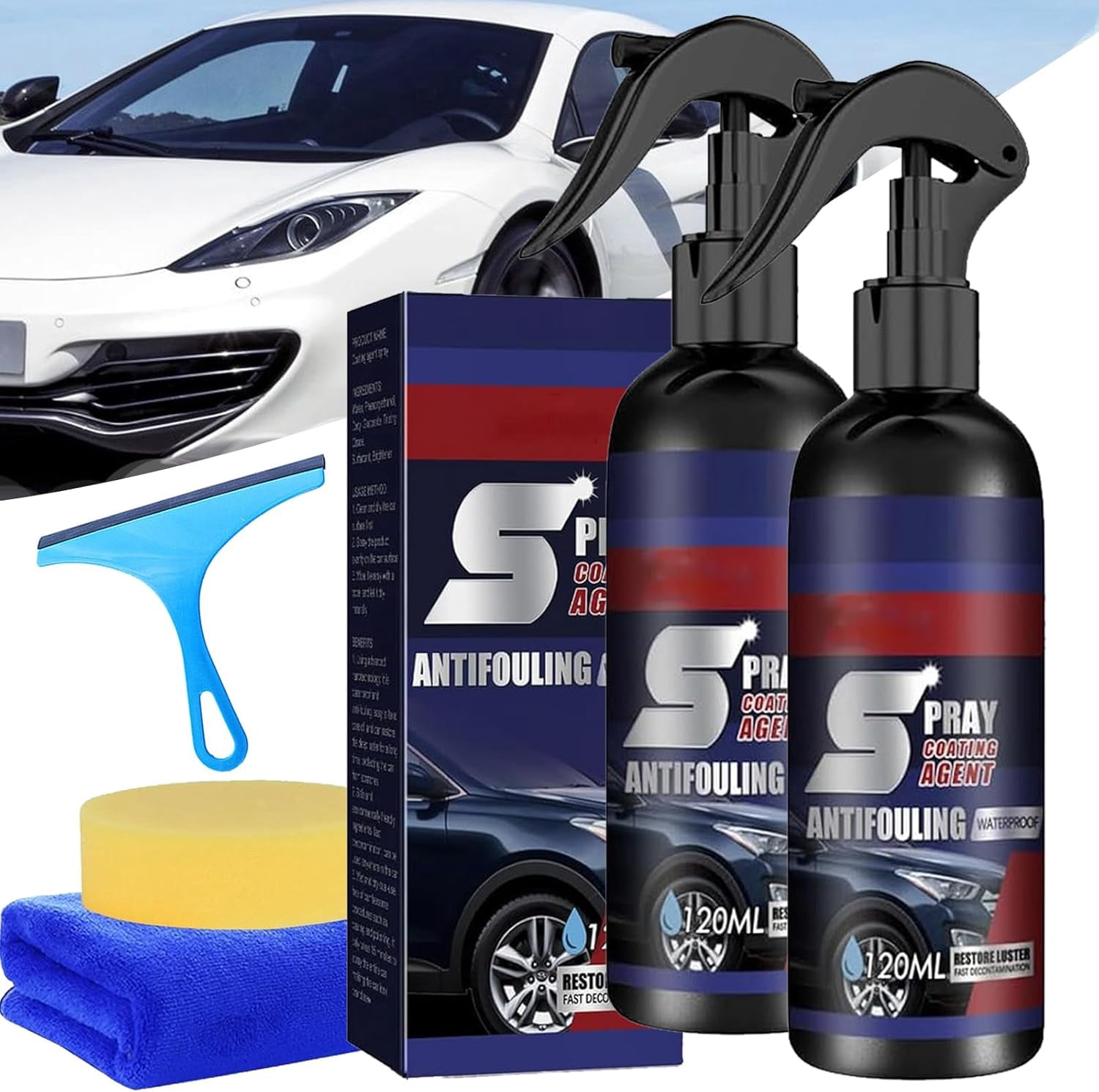 Xocfar Spray Coating Agent, Multi-Functional Coating Renewal Agent, 3 ...