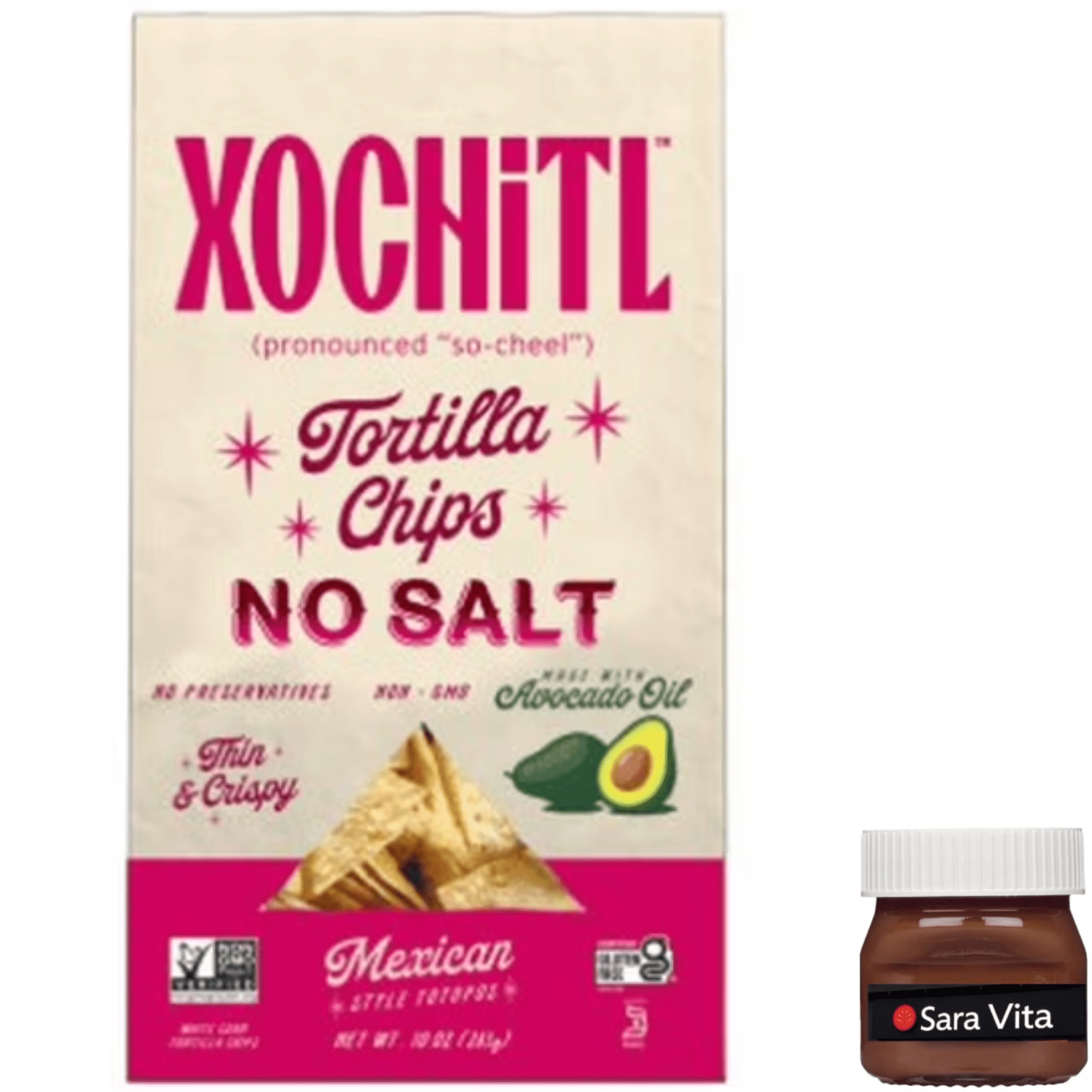 Xochitl No Salt White Corn Tortilla Chips, 12 oz Paper Bag - Walmart.com