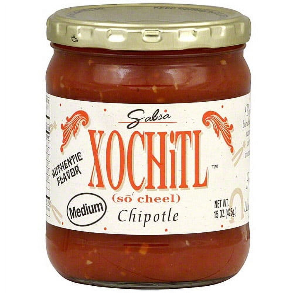 Xochitl Chipotle Medium Salsa, 15 oz (Pack of 6) - Walmart.com