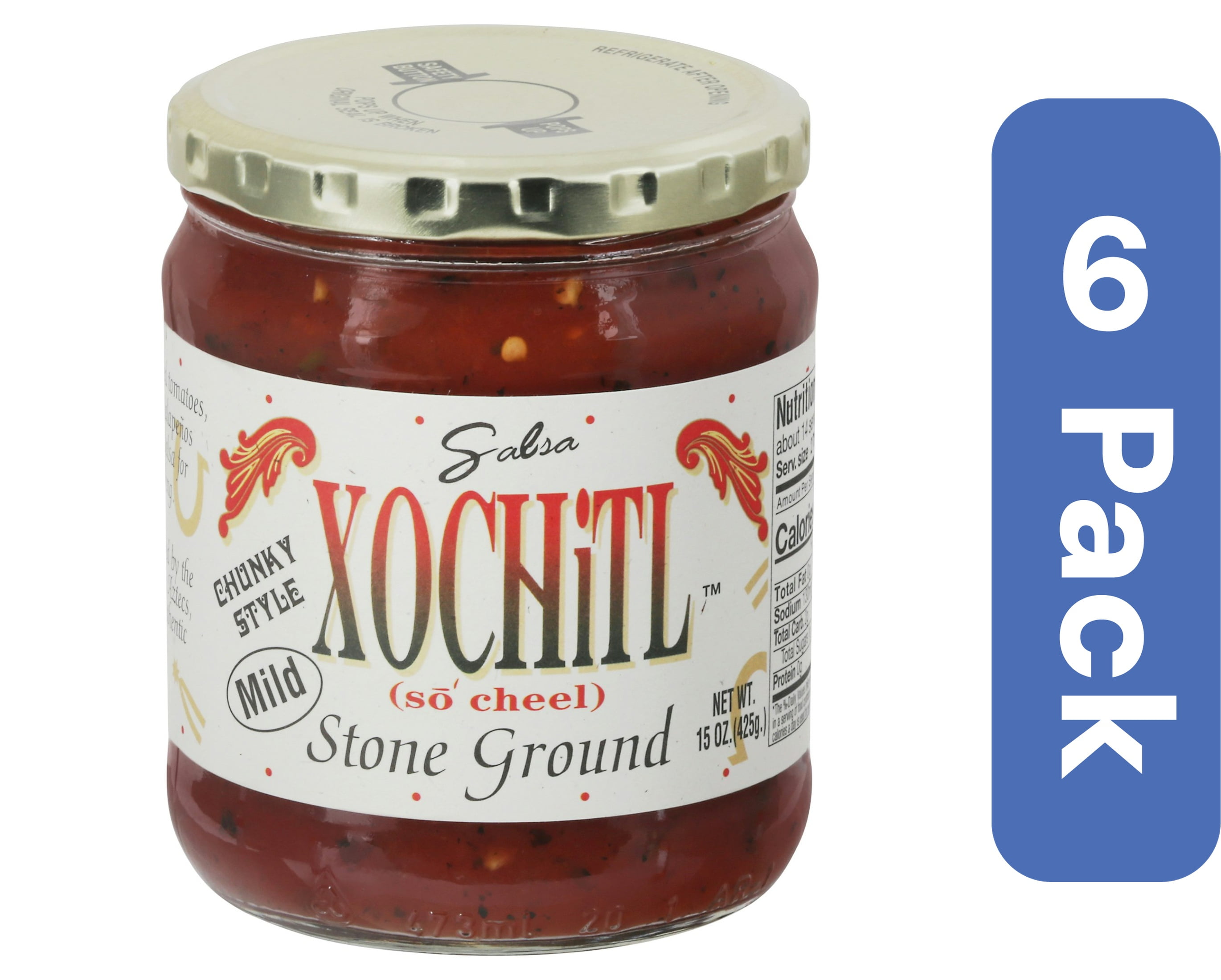 Xochitl Salsa Stone Ground Mild 15 oz (Pack Of 6) - Walmart.com