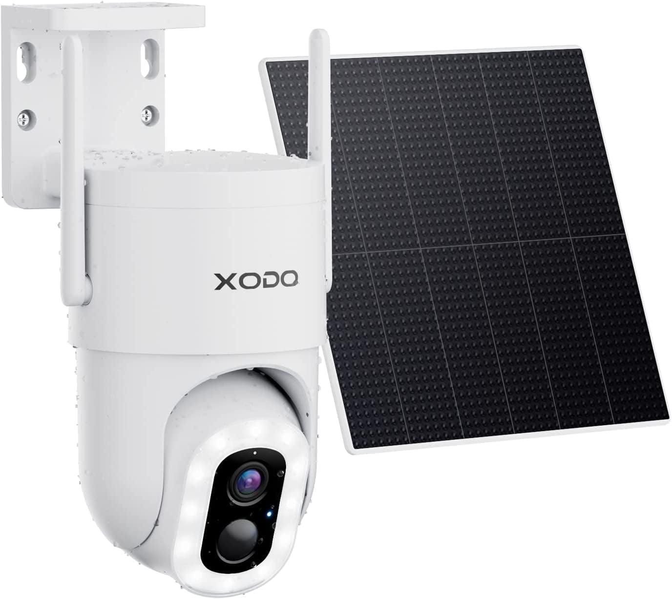 Xodo Solar Powered Security Camera 2K 3MP, Wireless, Night Vision ...