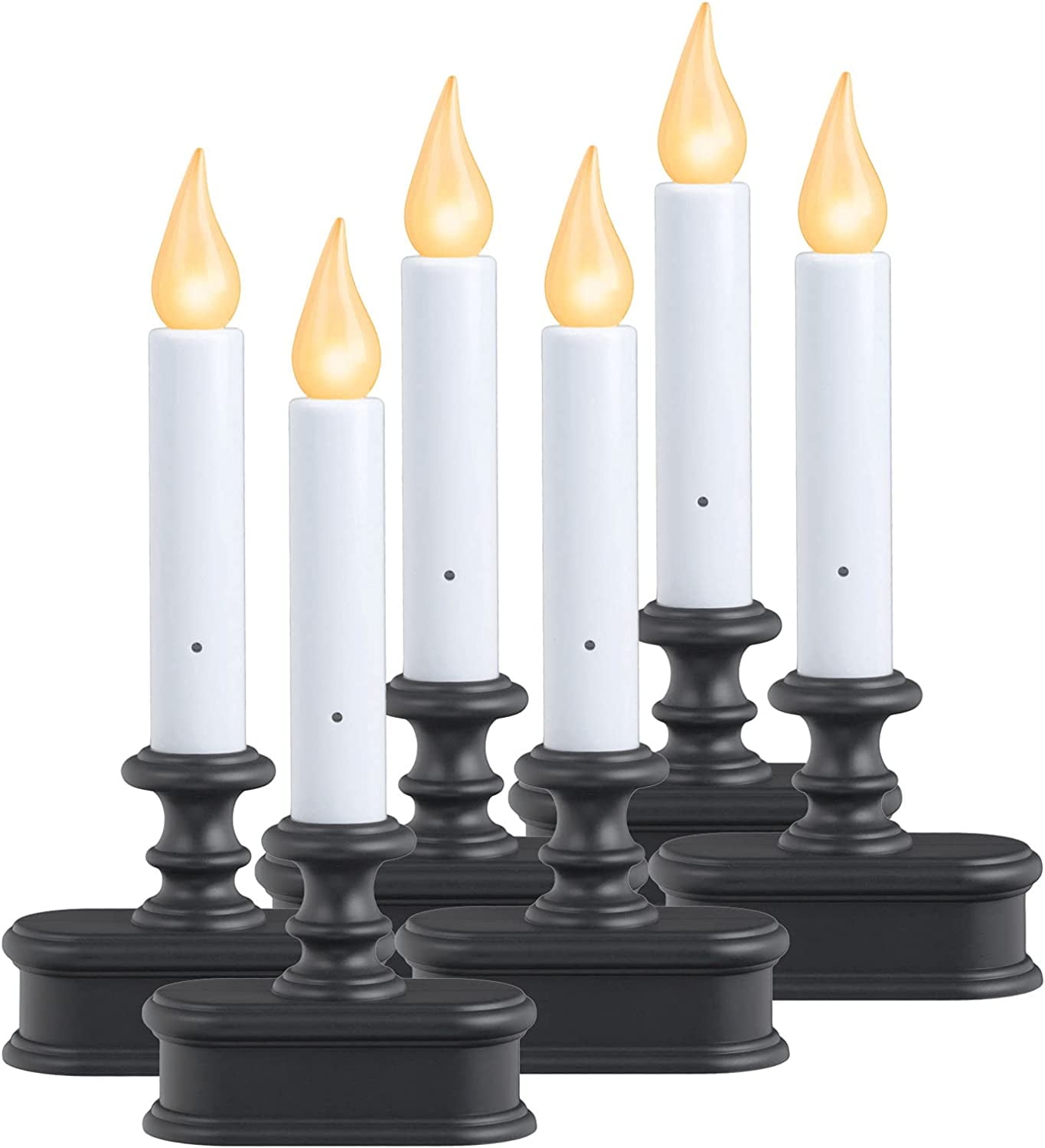 Xodus FPC1220ABZ Battery Operated LED Window Candle with Sensor, Aged ...