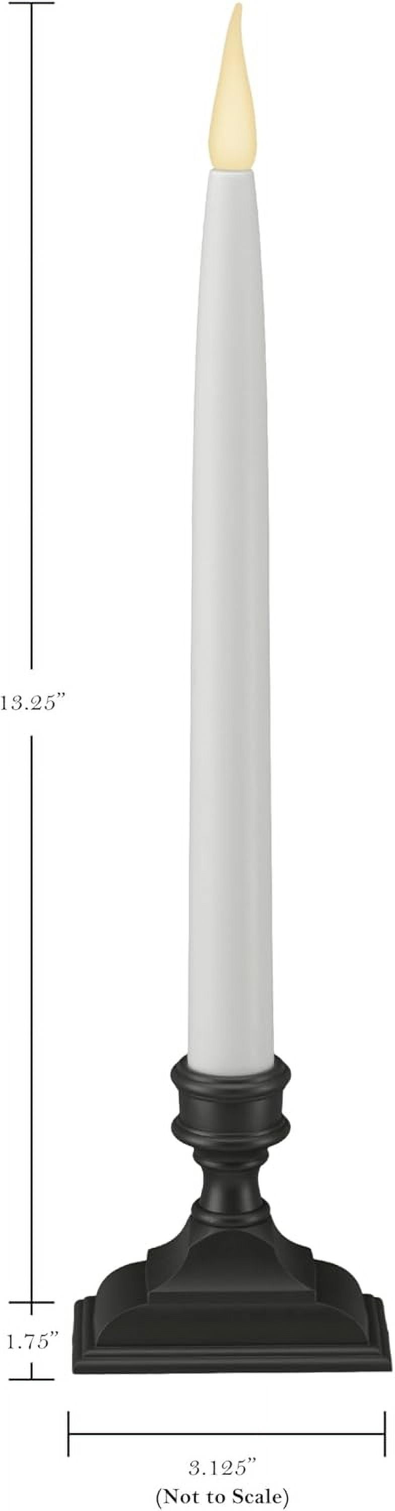 Xodus FRC1660A-4 12 Inch White Taper Battery Operated Remote Controlled ...