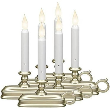 Xodus Innovations LED Window Candle 4 Pack, Battery Operated, Dusk to ...