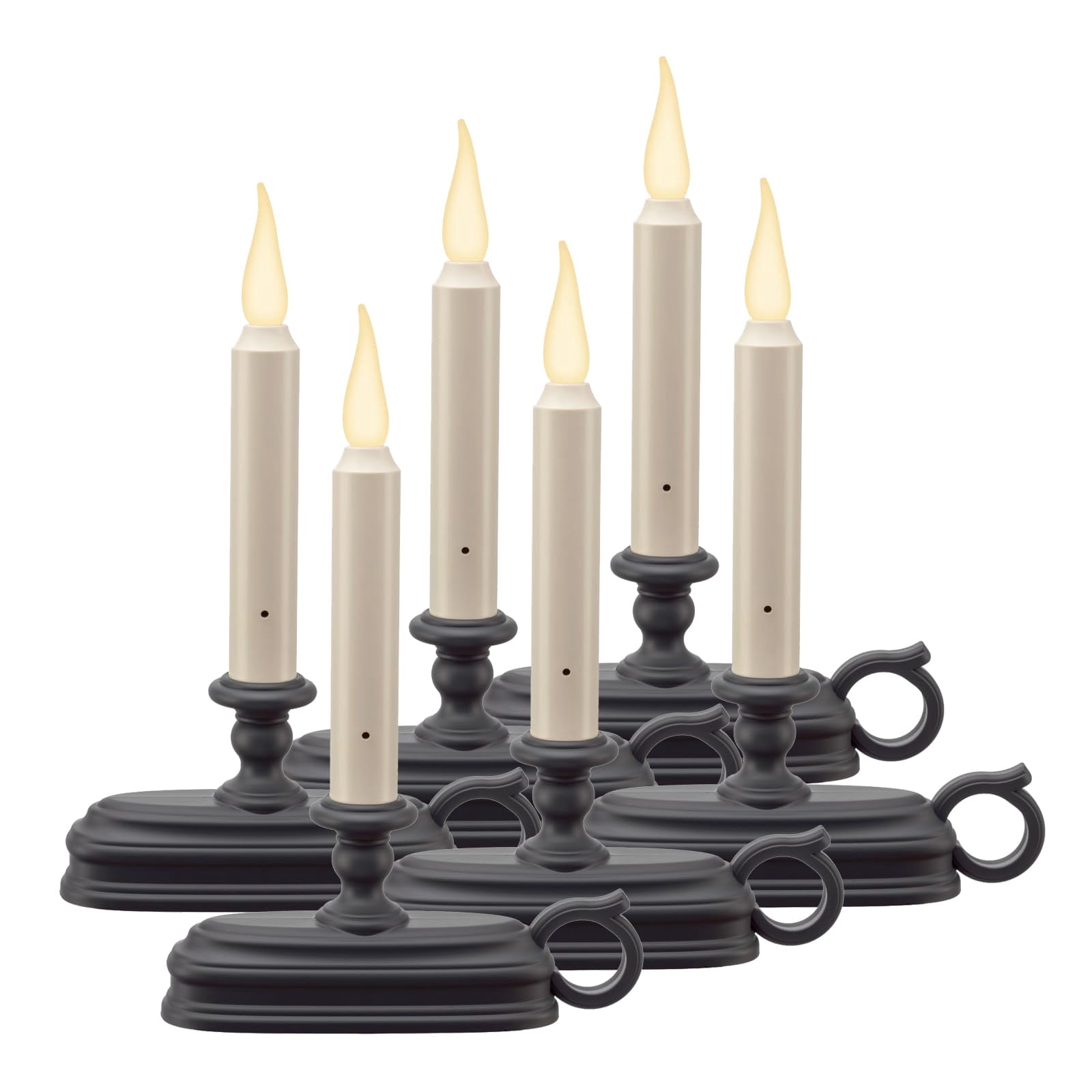 Xodus Innovations FPC1625A-6 Battery Operated 9 Inch Window Candle New ...