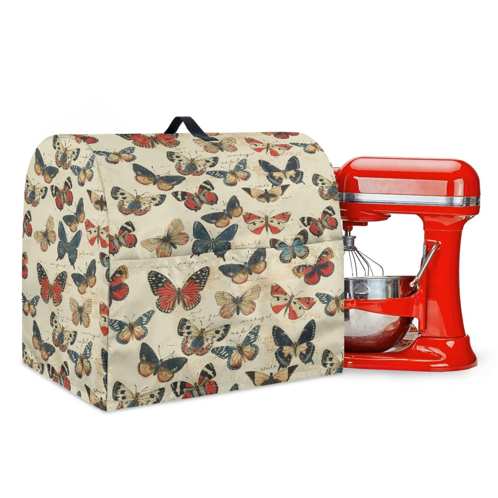 Xoenoiee Butterfly Print Aid Mixer Cover, Lightweight Mixer Cover ...