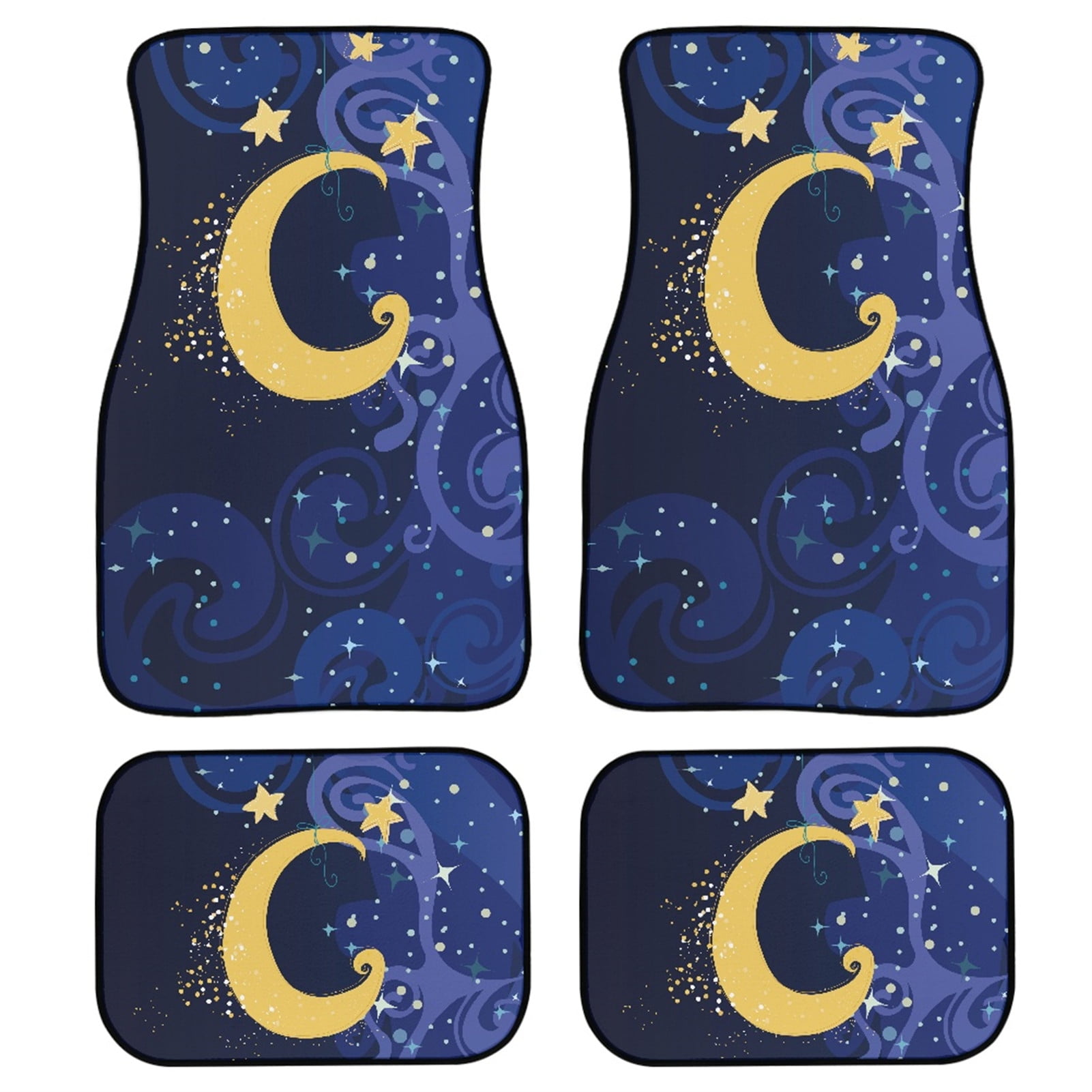 Xoenoiee Car Liner All Weather Protection Car Floor Mat, Moon Crescent ...