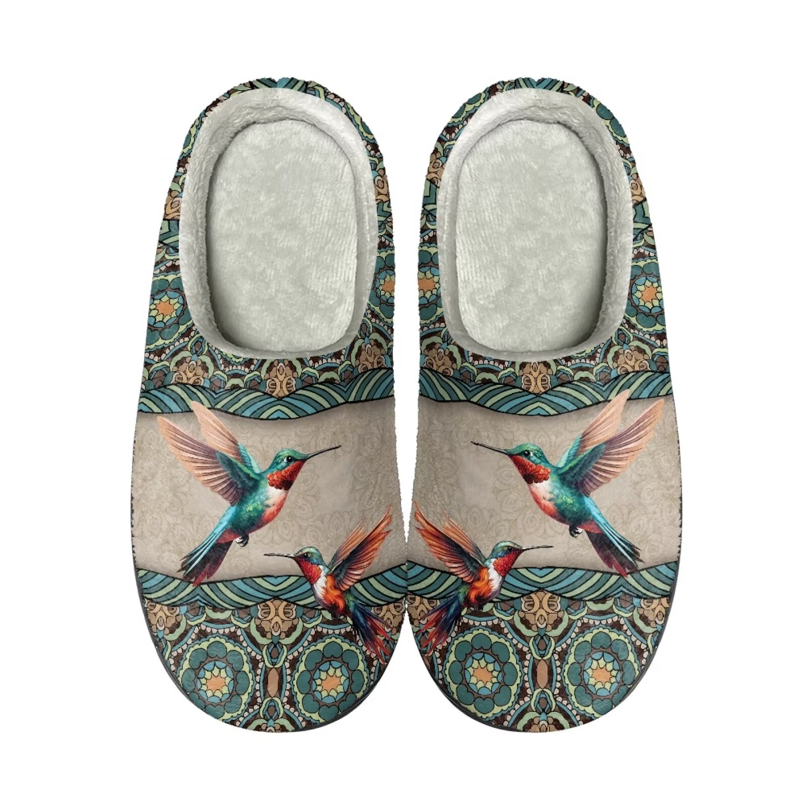 Xoenoiee Cosy Slippers for Winter Full Toe Warm Slippers with Non-Skid ...