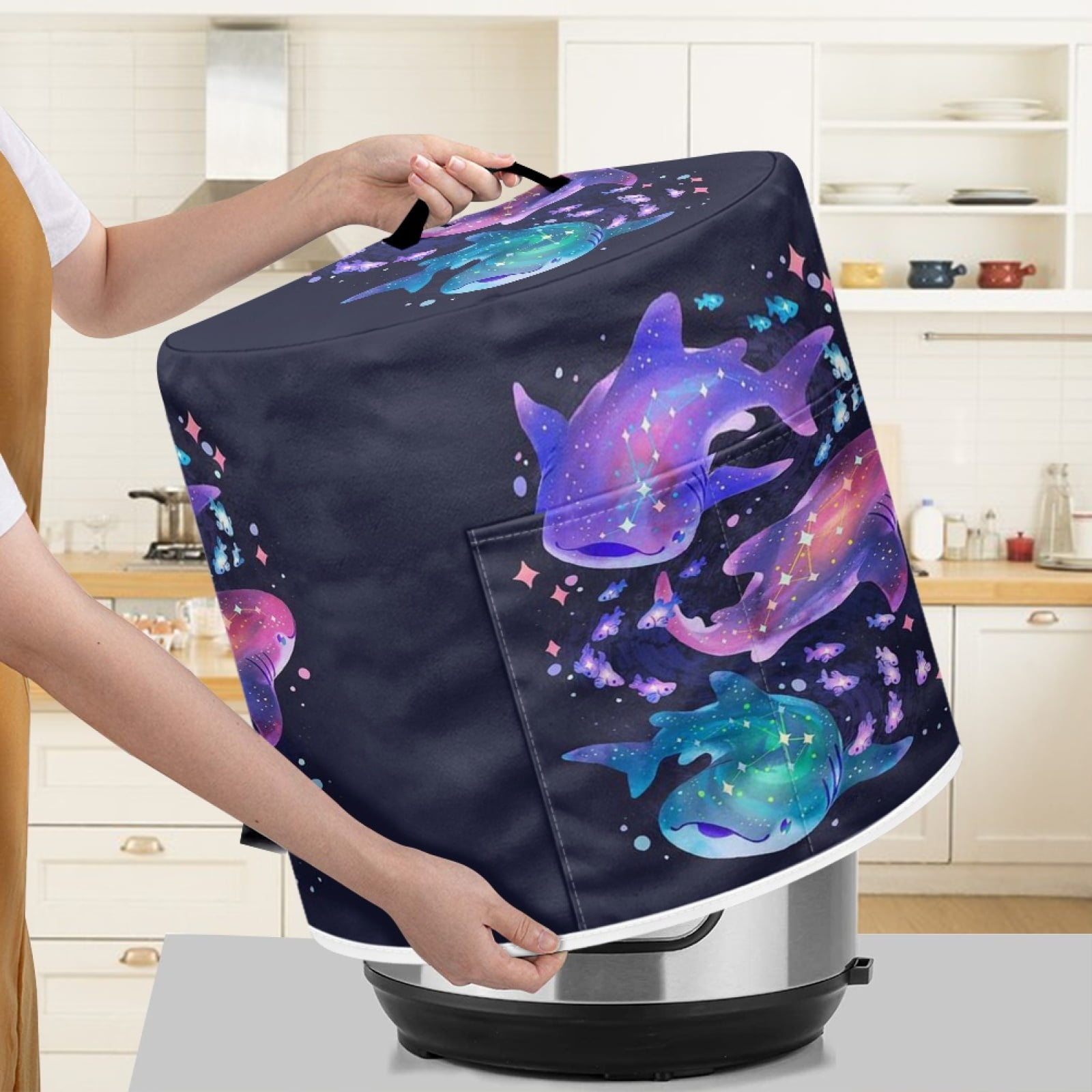 Xoenoiee Cute Axolotl Print Kitchen Appliance Dust Cover for Pressure ...