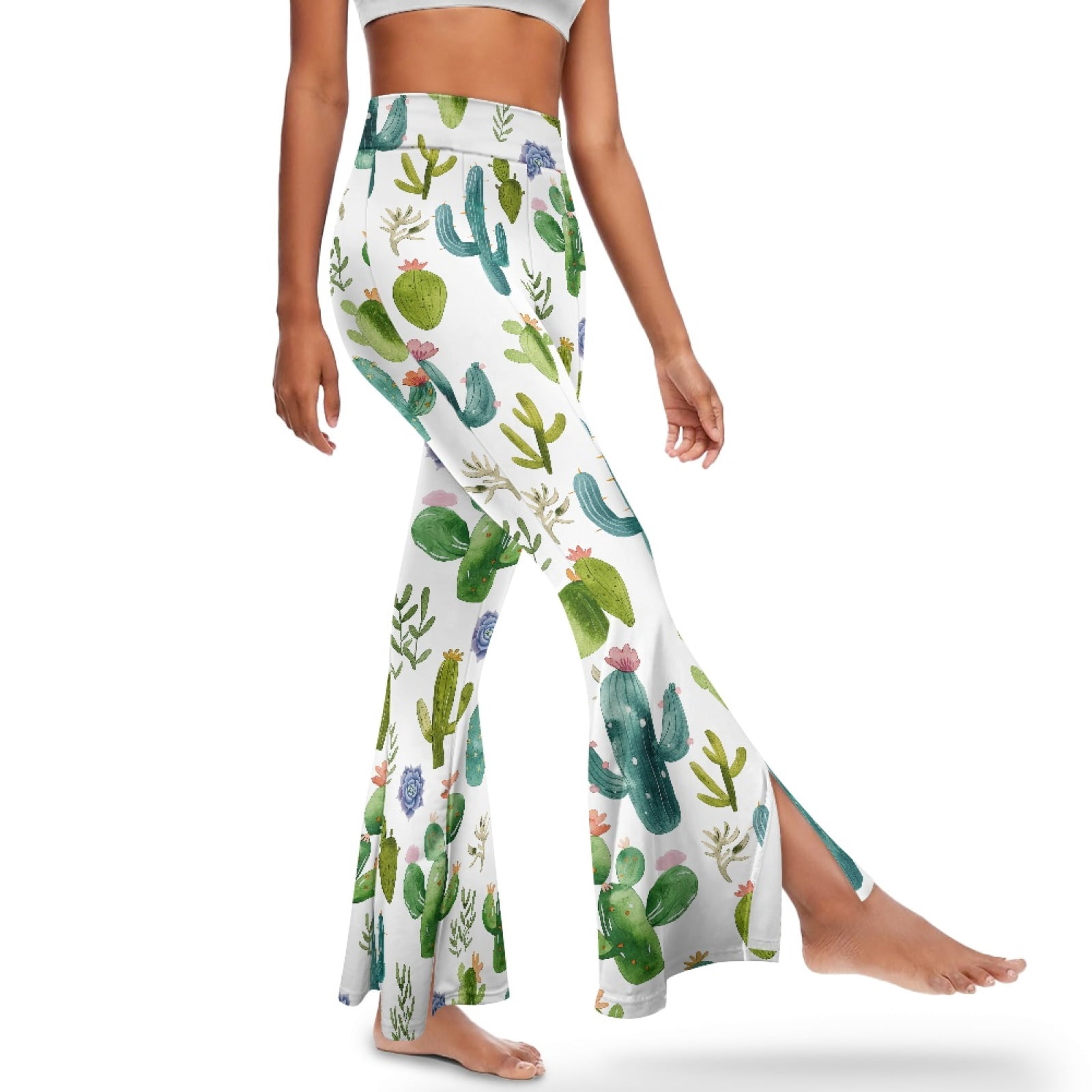 Xoenoiee Flare Yoga Pants for Women Tummy Control Workout Pants for ...
