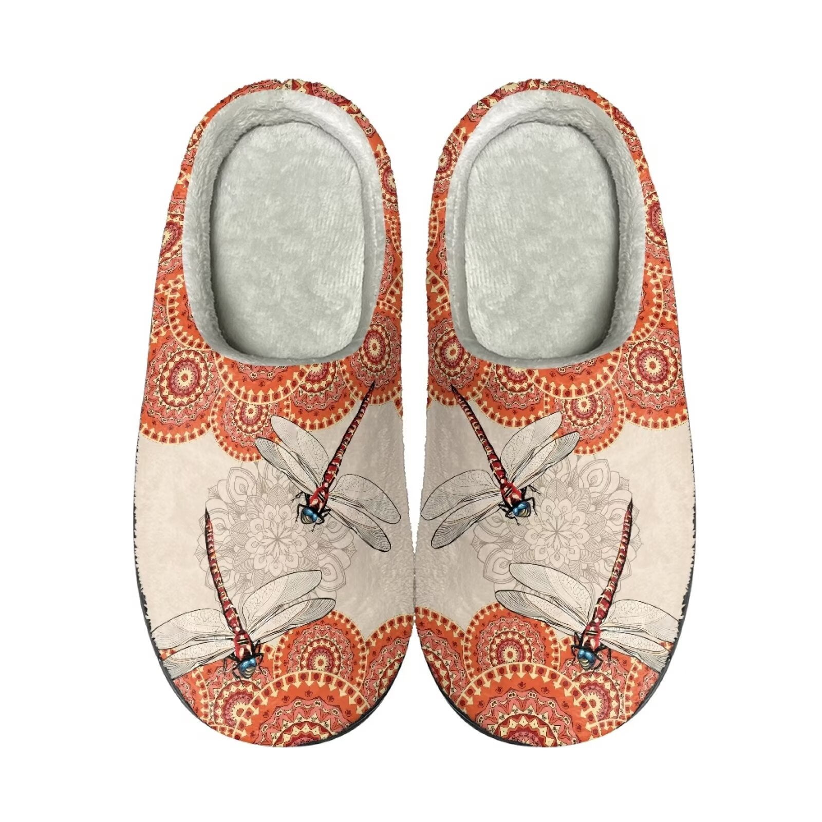 Xoenoiee Fuzzy Slippers Cosy Slippers for Winter Warm Slippers with Non ...