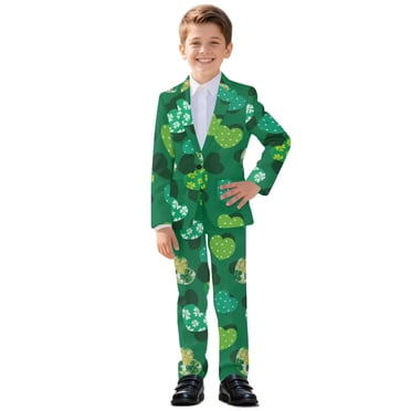 Xoenoiee American Flag Camo Print Boys Suit for Kids 2 Pieces Formal ...