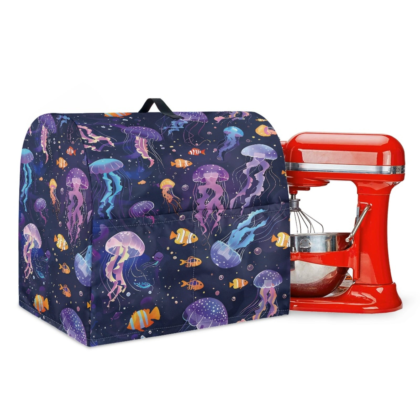 Xoenoiee Jellyfish Fish Print Mixer Cover Stand Mixer Cover with Handle ...