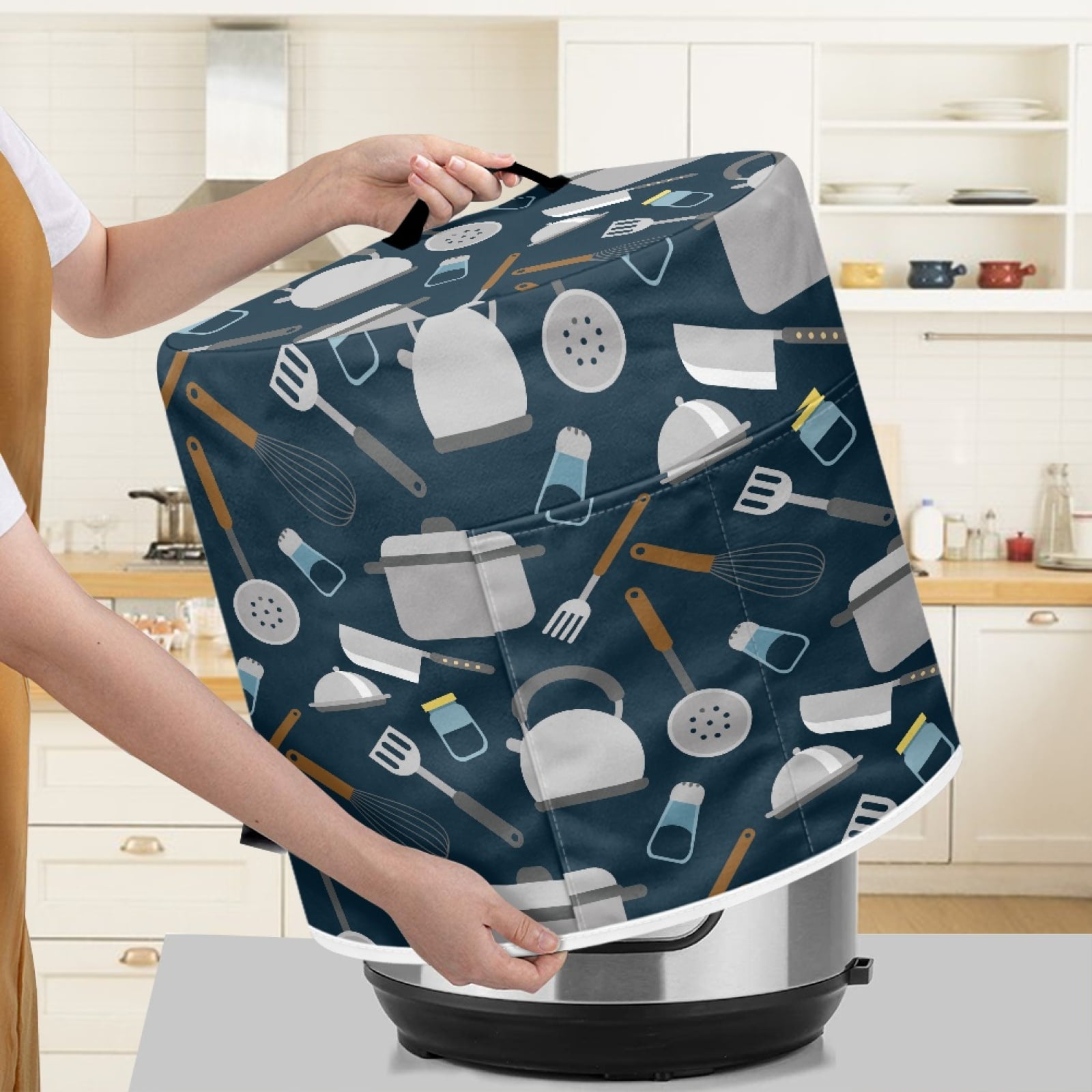 Xoenoiee Kitchenware Print Kitchen Appliance Dust Cover for Pressure ...