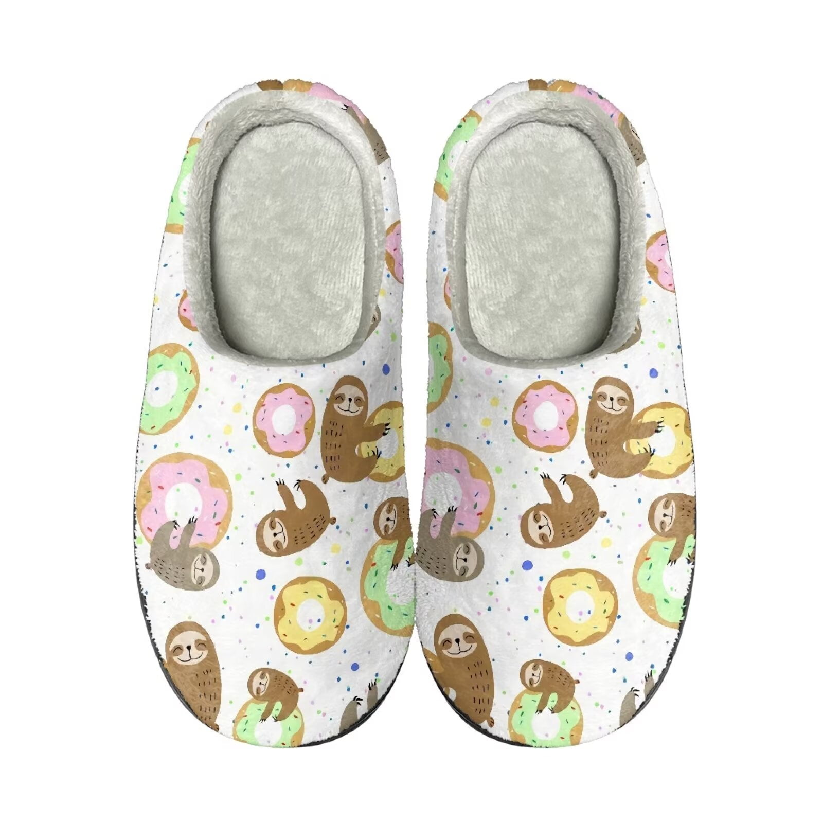 Xoenoiee Plush Cosy Slippers for Winter Warm Slippers with Non-Skid ...